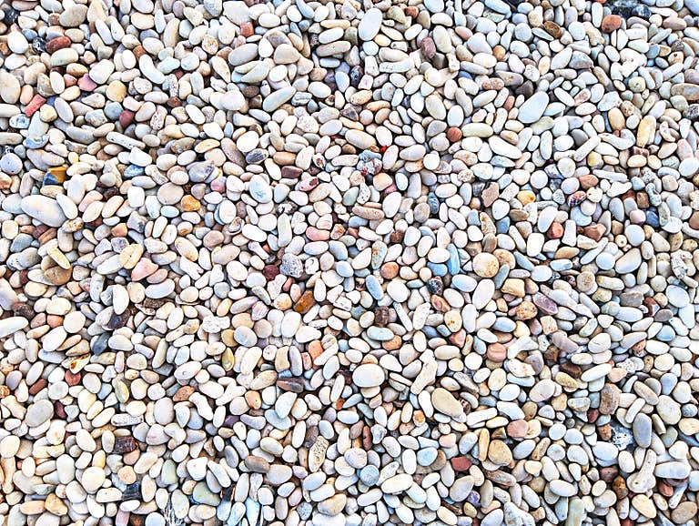 Small Pebbles Generic Background. Small River Rocks on Flat Surface ...