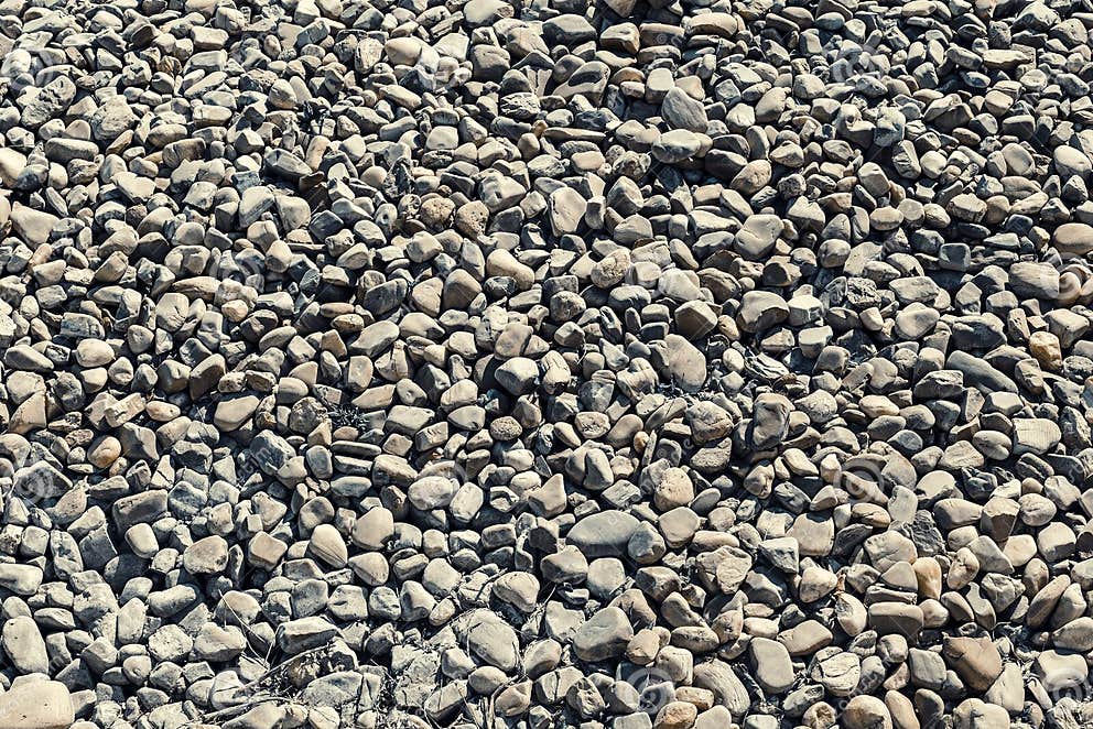 Small Pebbles Pattern on the Beach.Stone Background Stock Photo - Image ...