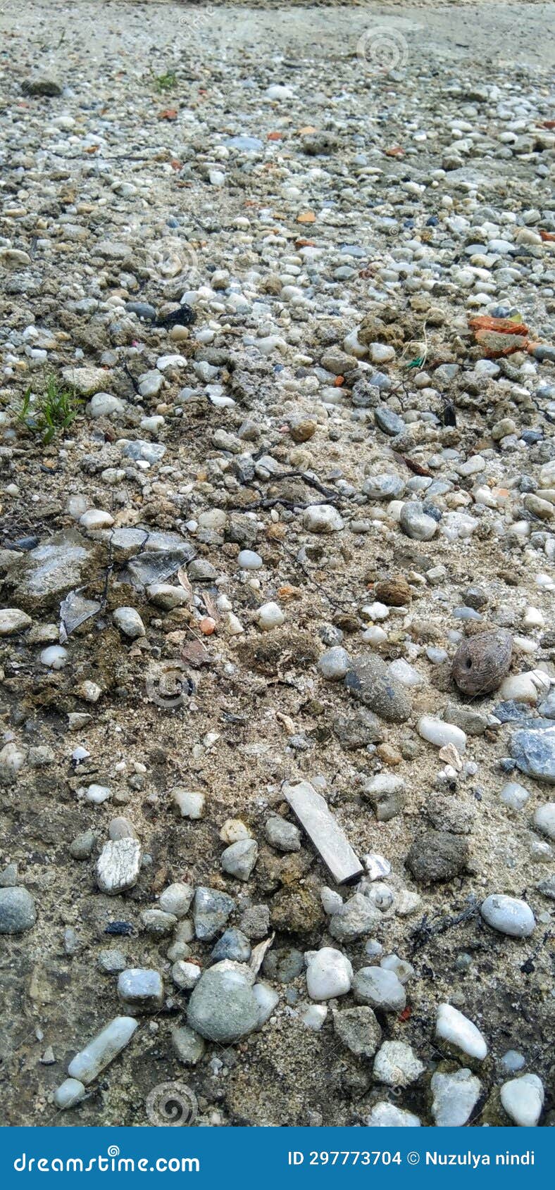 Small Pebbles or Stones on the Ground in Various Shapes Stock Photo ...