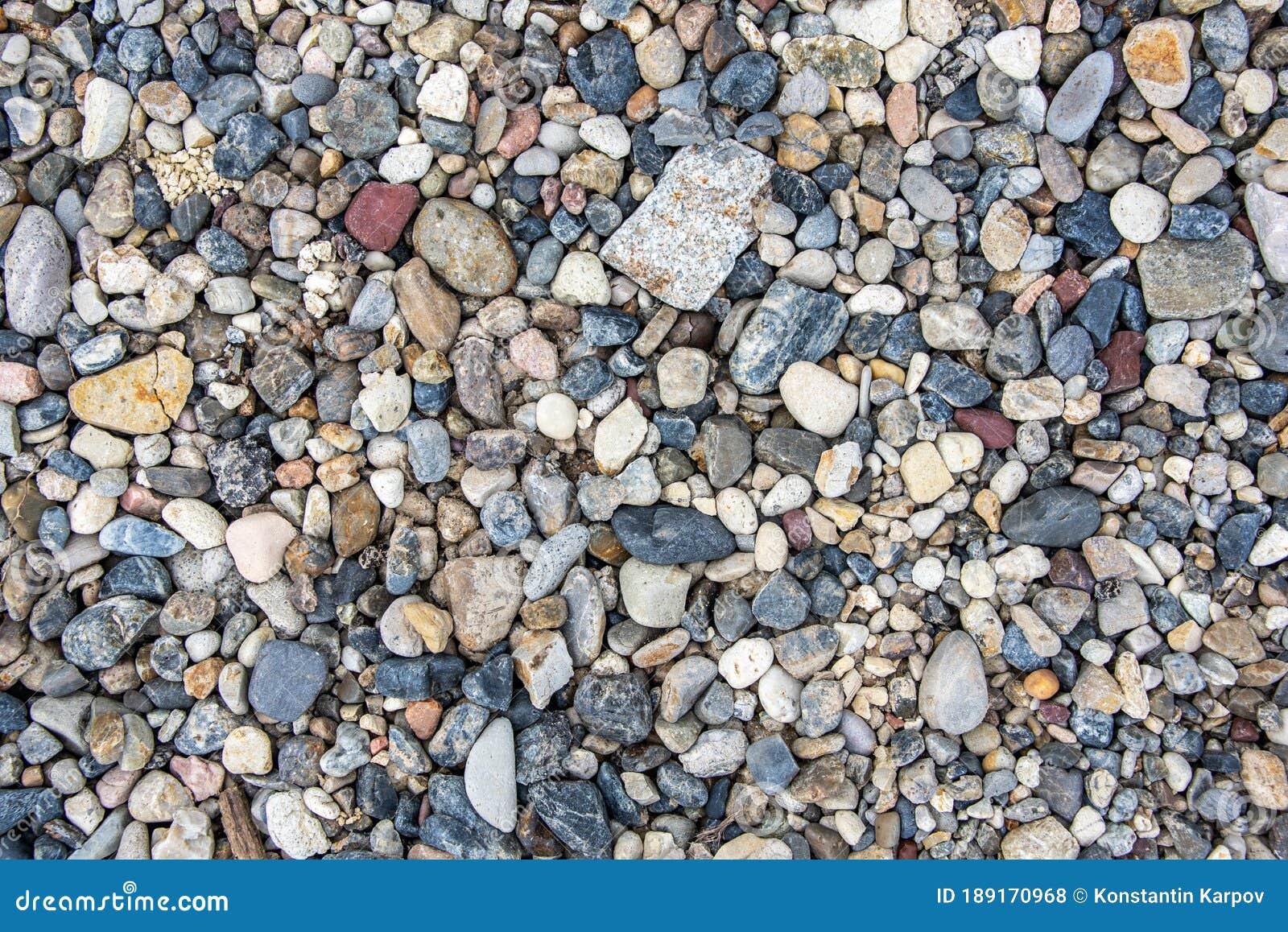 Small Pebbles Texture Background. Colorful Small Stones Stock Photo ...