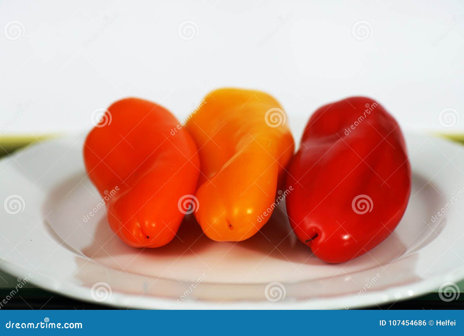 Small Peppers in Different Colors and Shapes Stock Photo - Image of ...