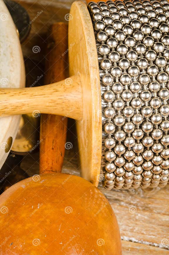 Small Percussion Instruments Stock Image - Image of cabassa, variation ...