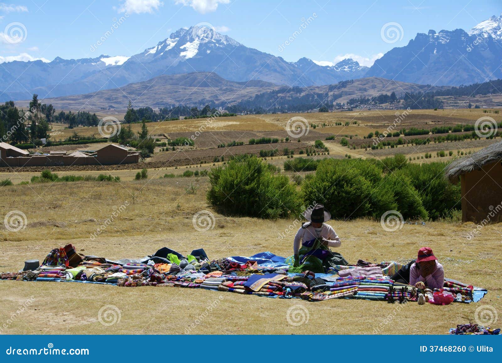 Small Peruvian Andes Clothing Market Editorial Image - Image of ...
