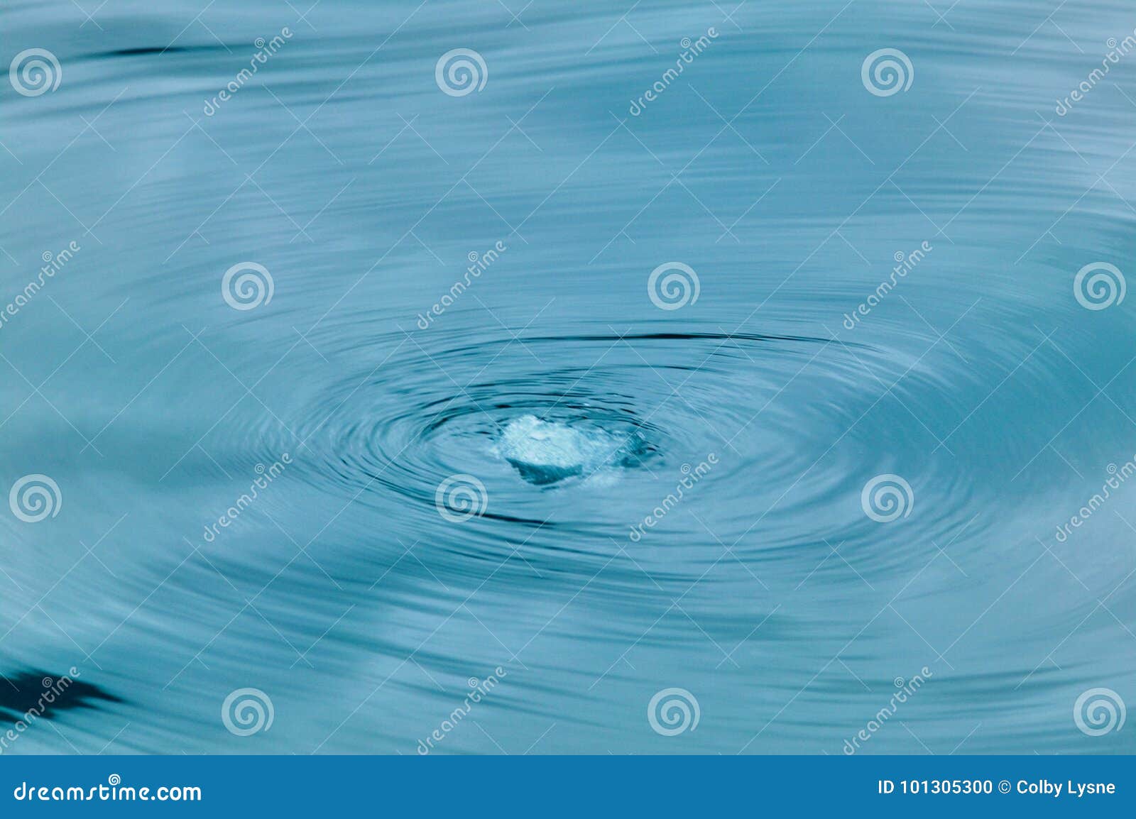 Small Piece of Ice Causing a Vortex Current Stock Photo - Image of ...