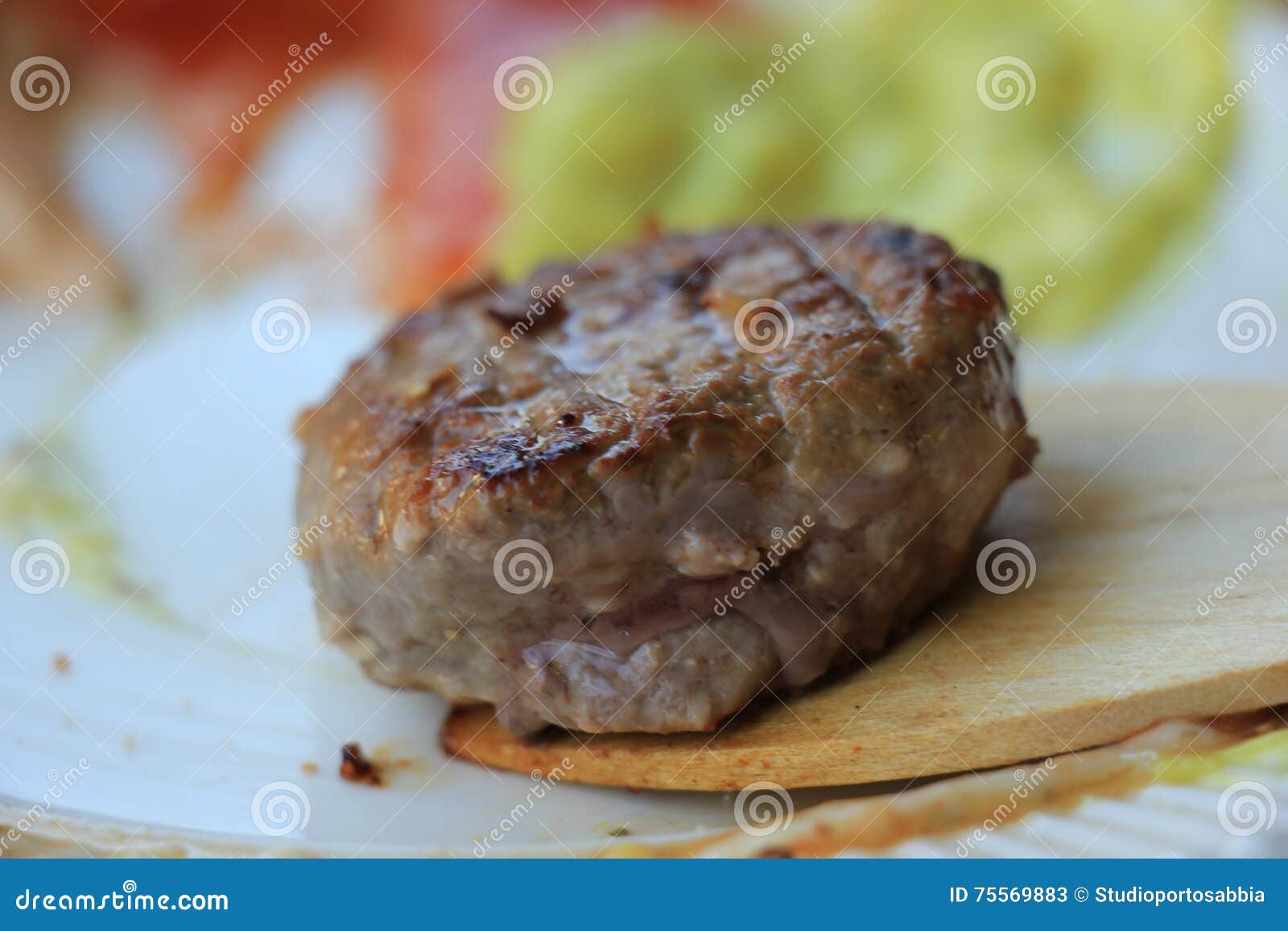 Small piece of meat stock image. Image of chicken, steak - 75569883