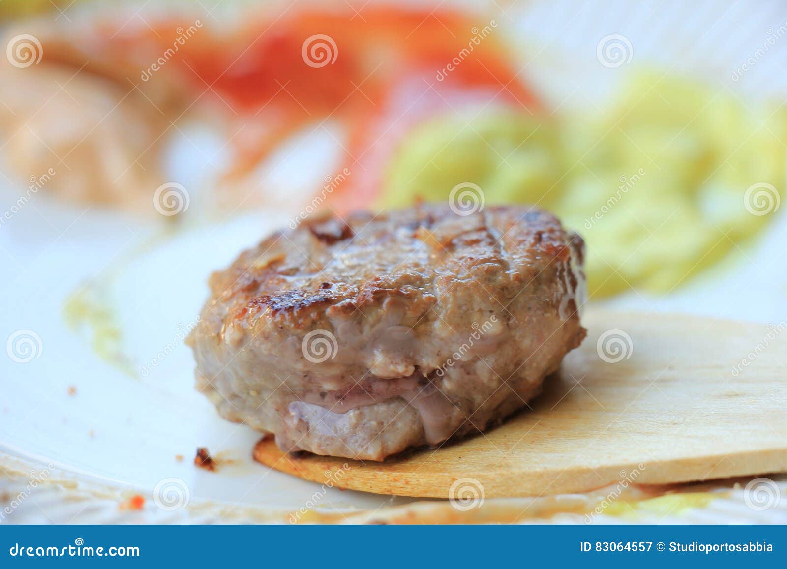 Small piece of meat stock image. Image of close, poultry - 83064557