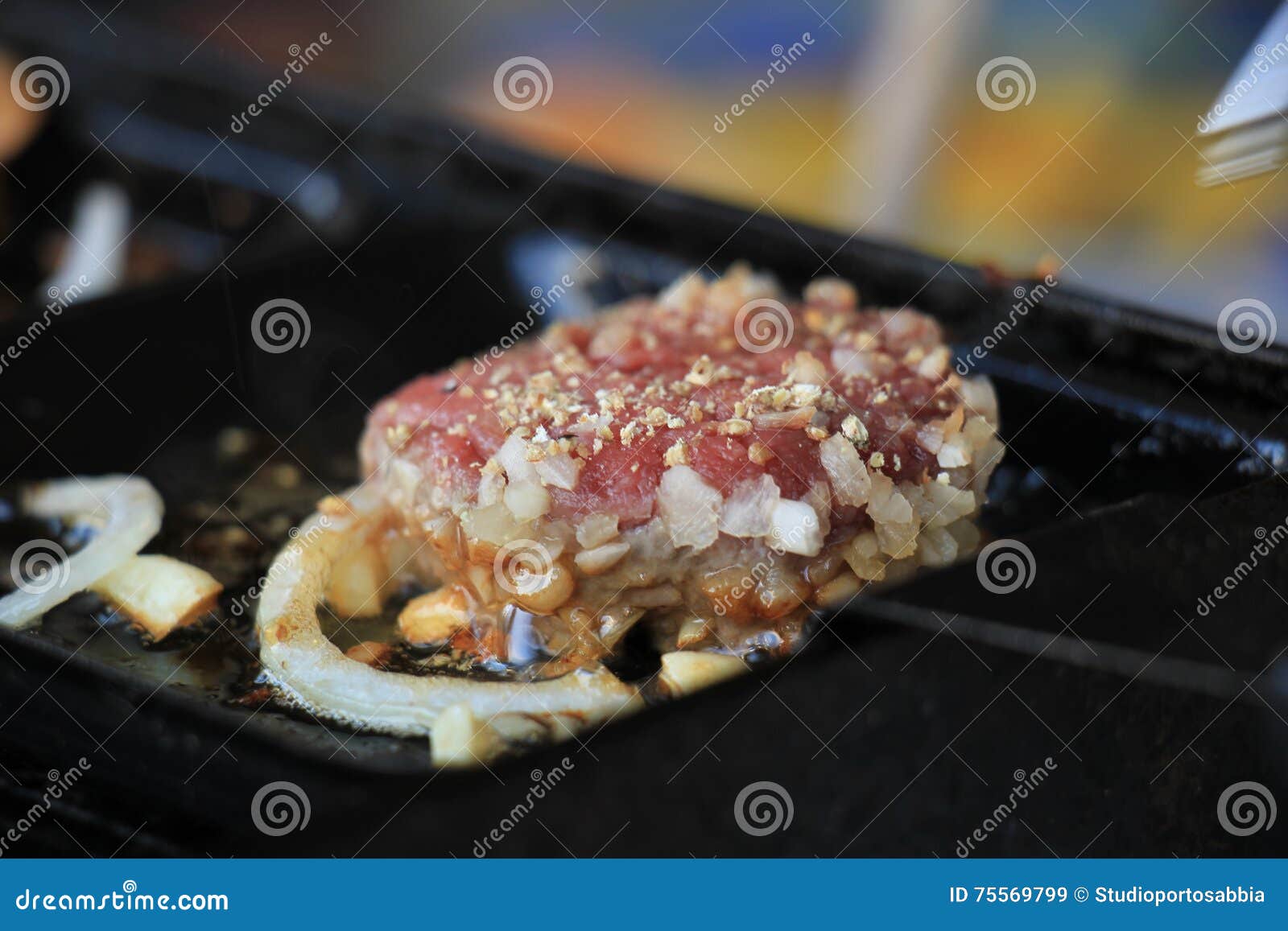 Small piece of meat stock image. Image of tray, poultry - 75569799