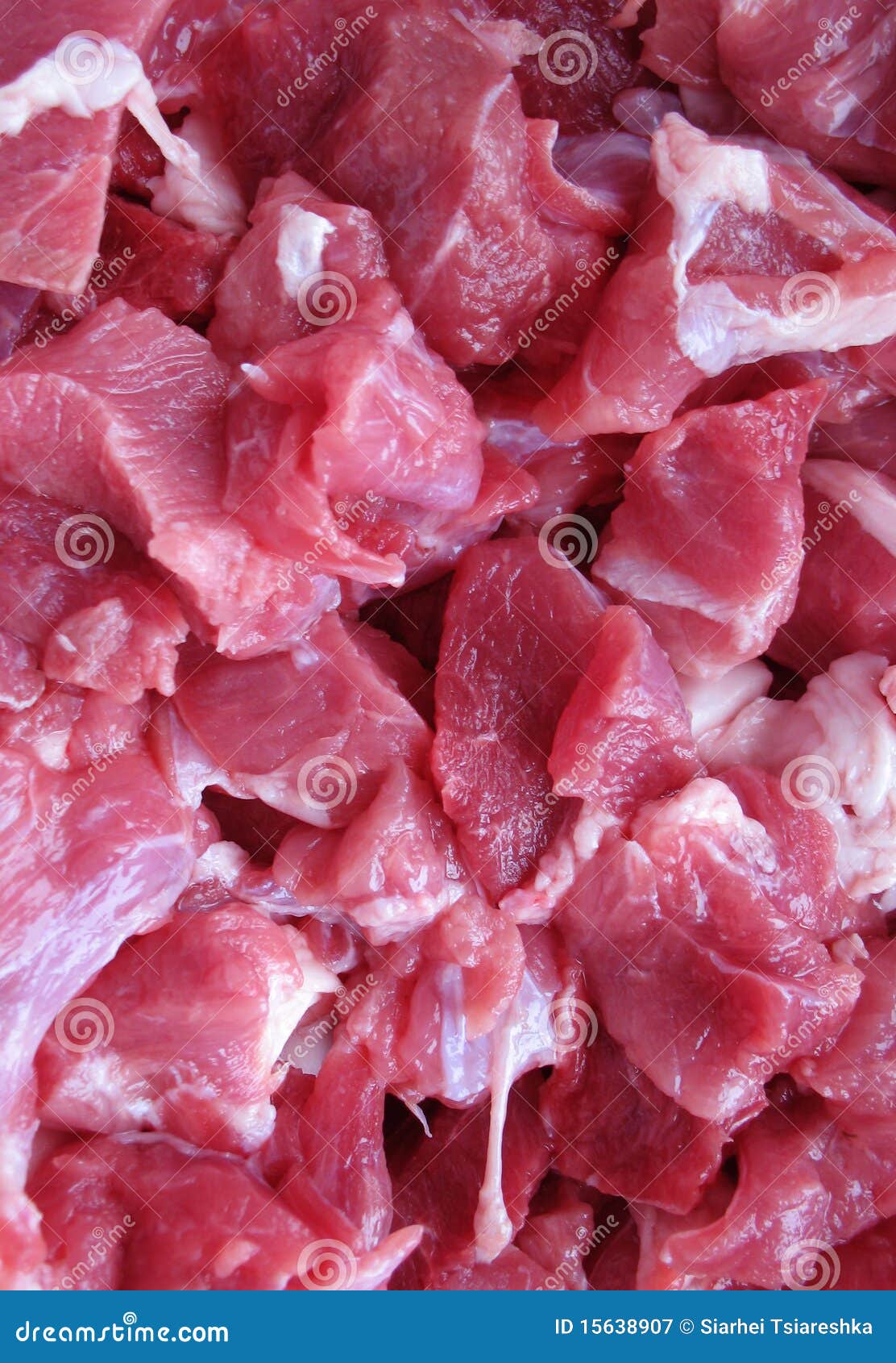 Small pieces of meat stock image. Image of background - 15638907