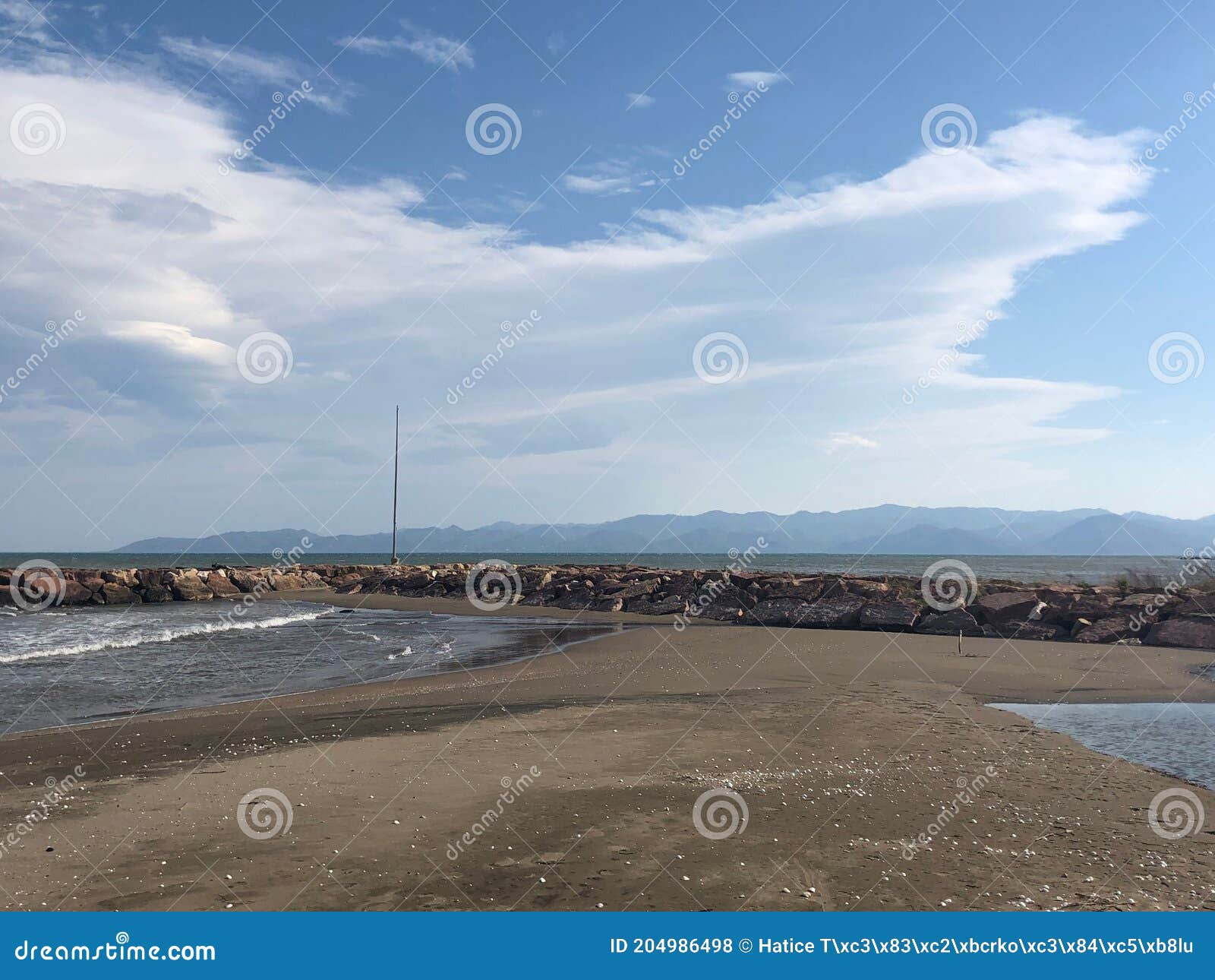 A Small Pier Structure by the Sea Stock Photo - Image of structure ...