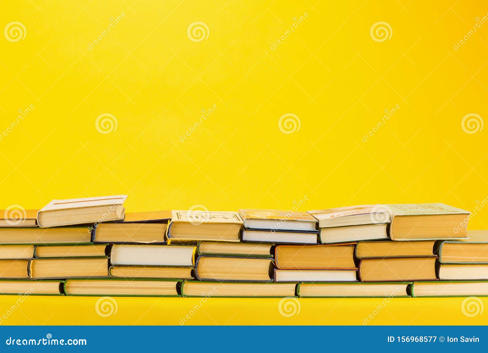 A small pile of books stock image. Image of study, academic - 156968577