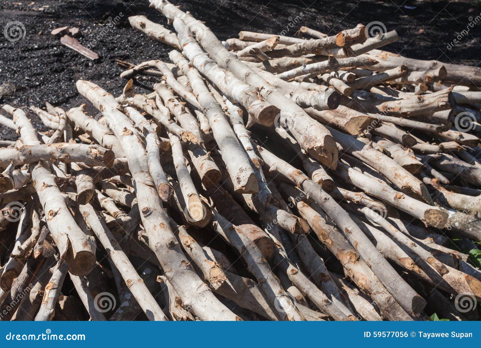 A Small Pile of Logs in Countryside , Firewood Stack Stock Photo ...