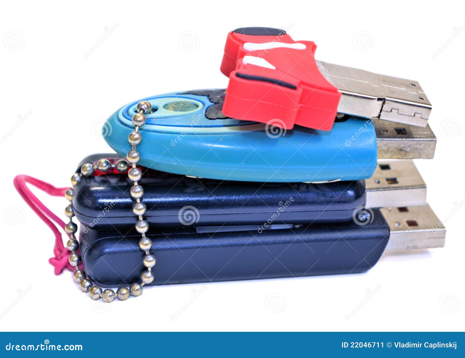 Small Pile of USB Flash Drives Stock Image - Image of pocket, save ...