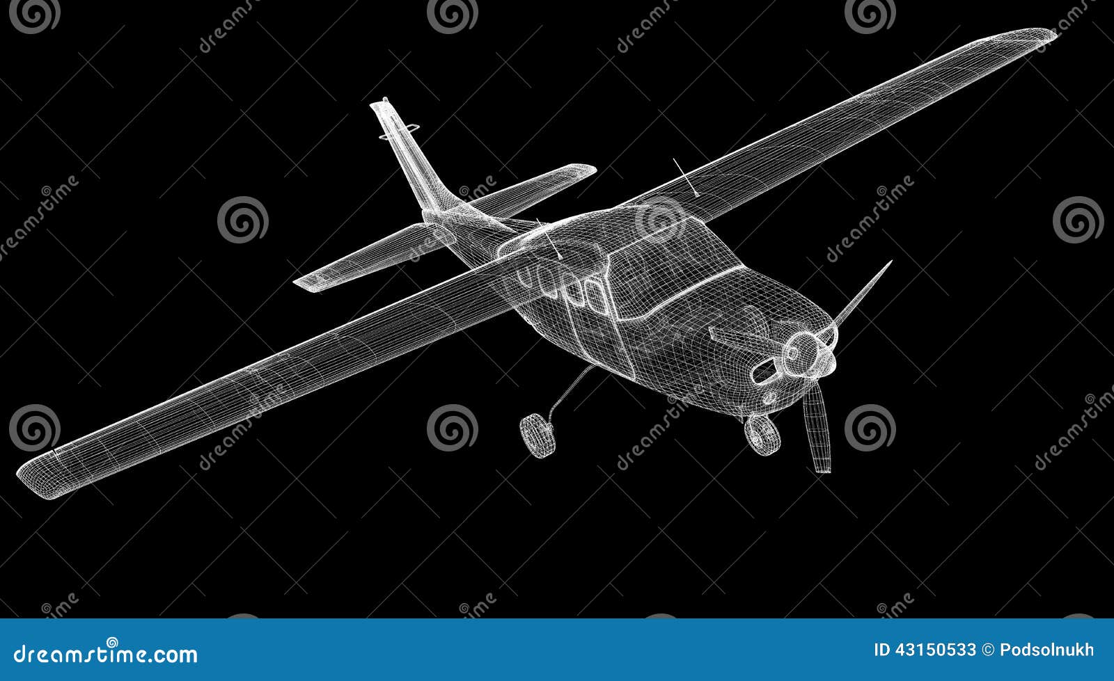 Small Piper Airplane Royalty-Free Stock Photo | CartoonDealer.com #43150533