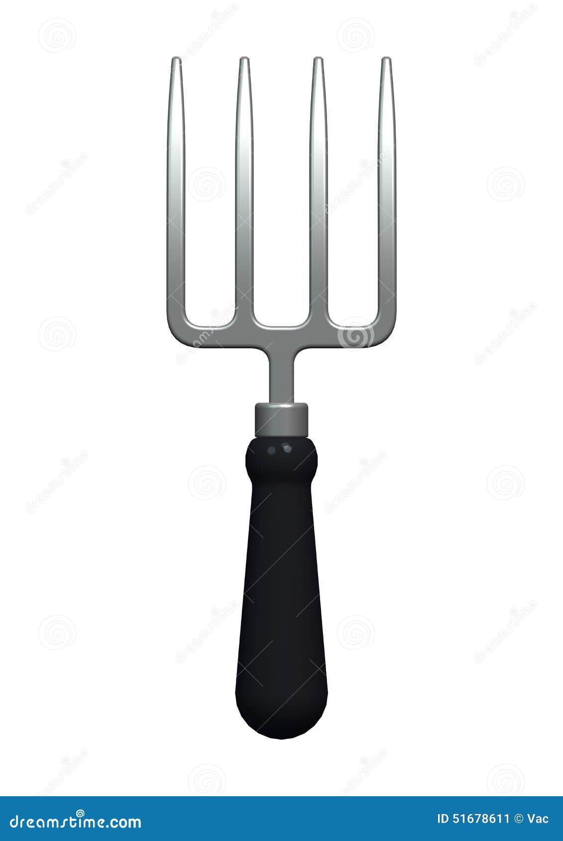 Small Pitchfork stock illustration. Illustration of object - 51678611