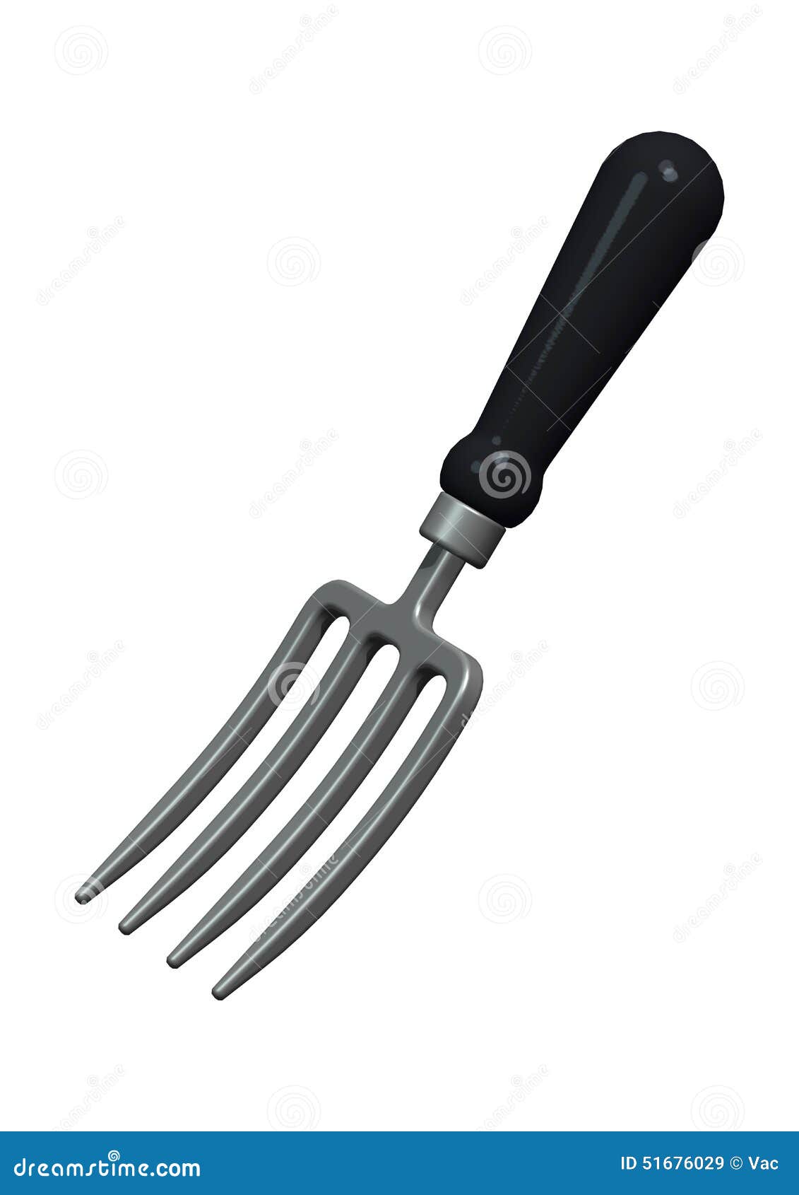 Small Pitchfork stock illustration. Illustration of agriculture - 51676029