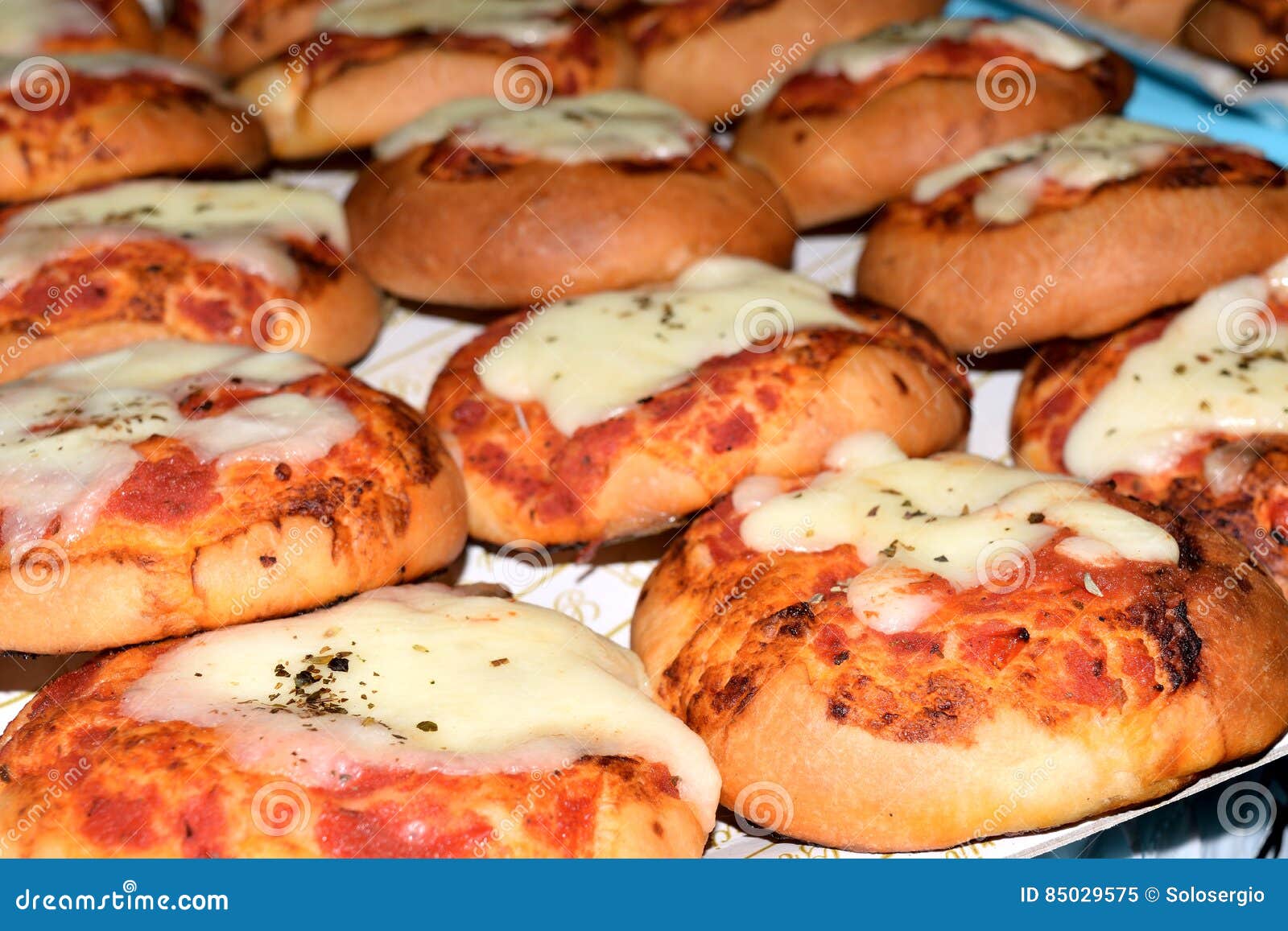 Small pizza stock image. Image of small, italian, margherita - 85029575