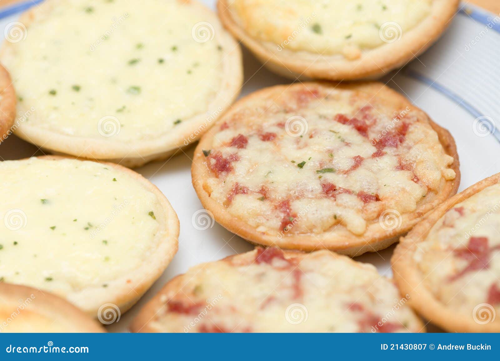 Small pizzas stock image. Image of mini, italy, bake - 21430807