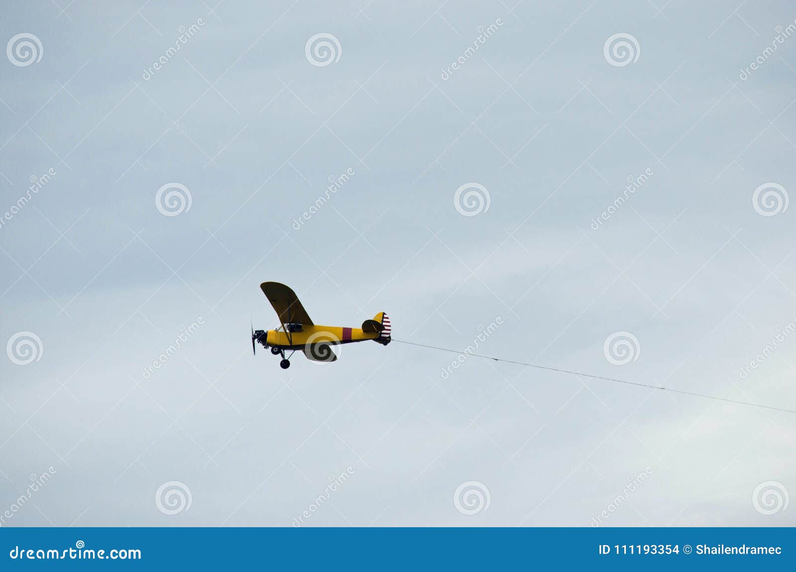 A small plane flying stock photo. Image of background - 111193354