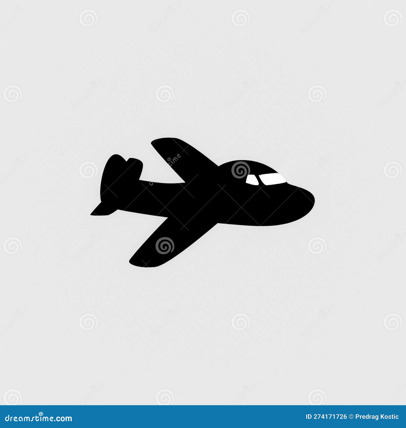 Small plane icon stock illustration. Illustration of logo - 274171726
