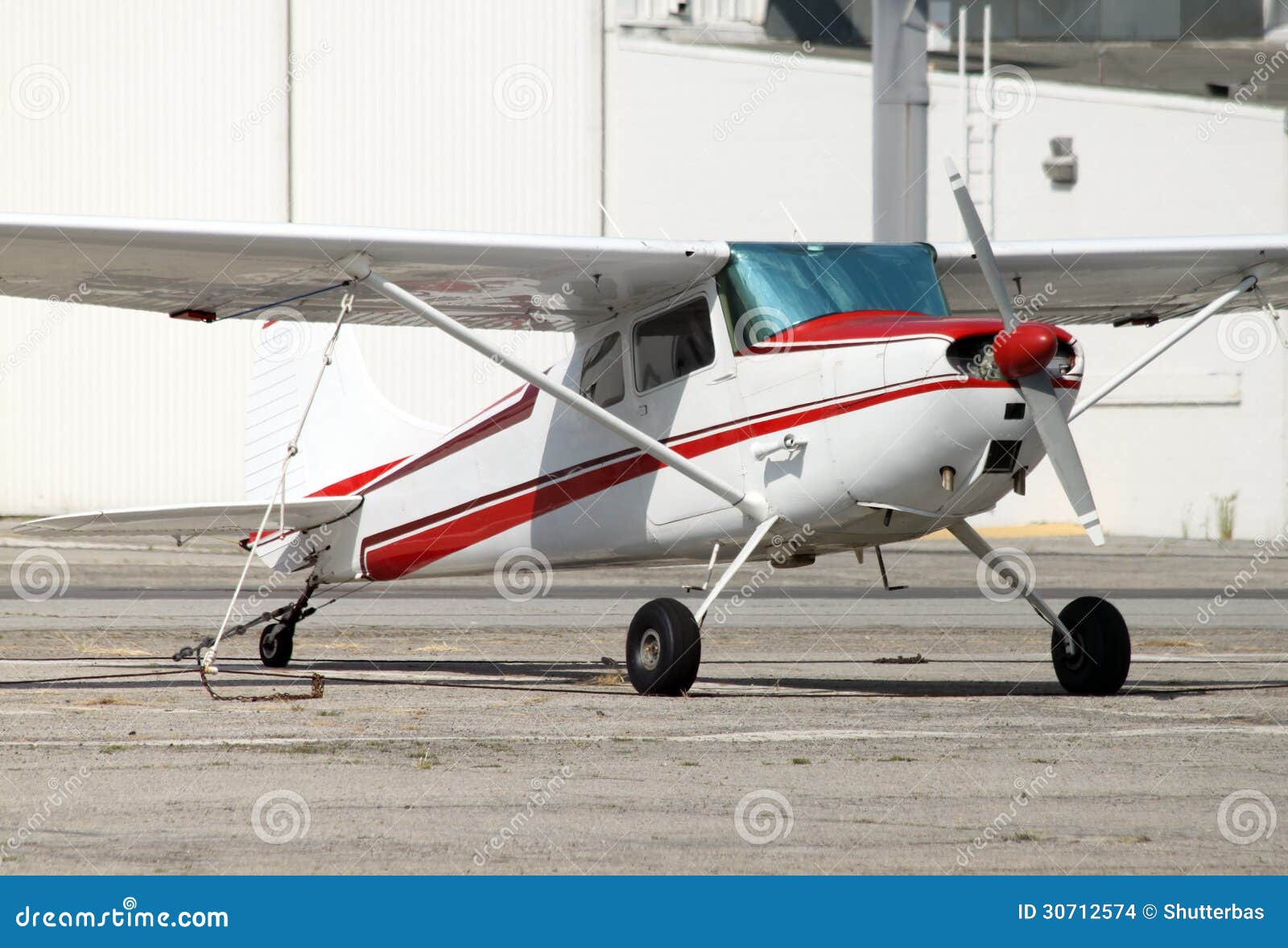 Small plane parked stock photo. Image of civil, aircraft - 30712574