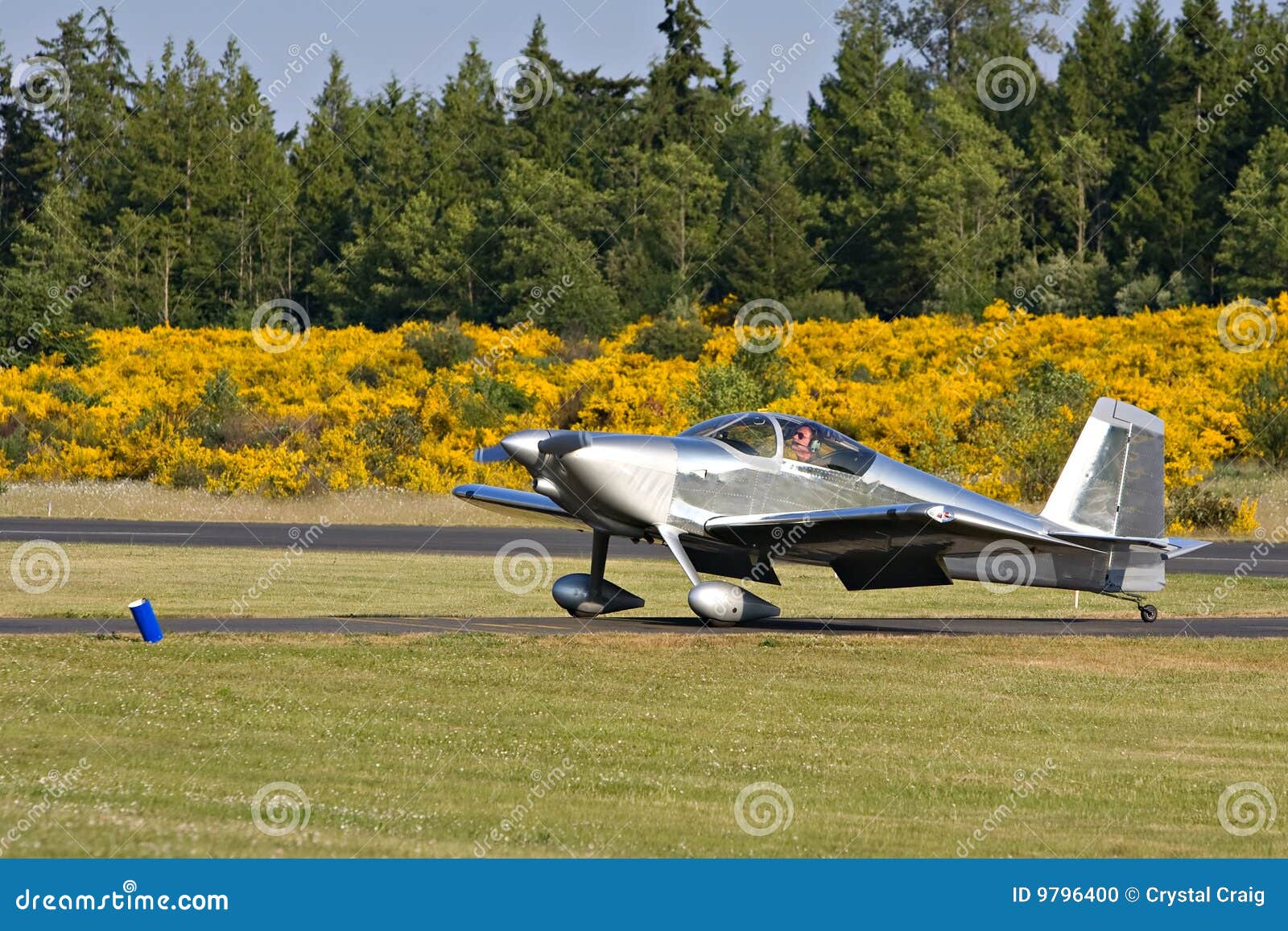 Small Plane Pilot stock photo. Image of hobby, vans, built - 9796400