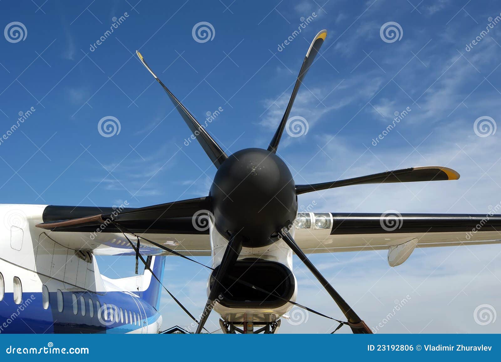 Small plane propeller stock photo. Image of engine, engineering - 23192806
