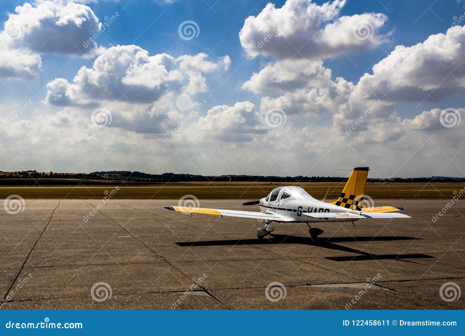 A Small Plane on the Runway Editorial Photo - Image of technology ...