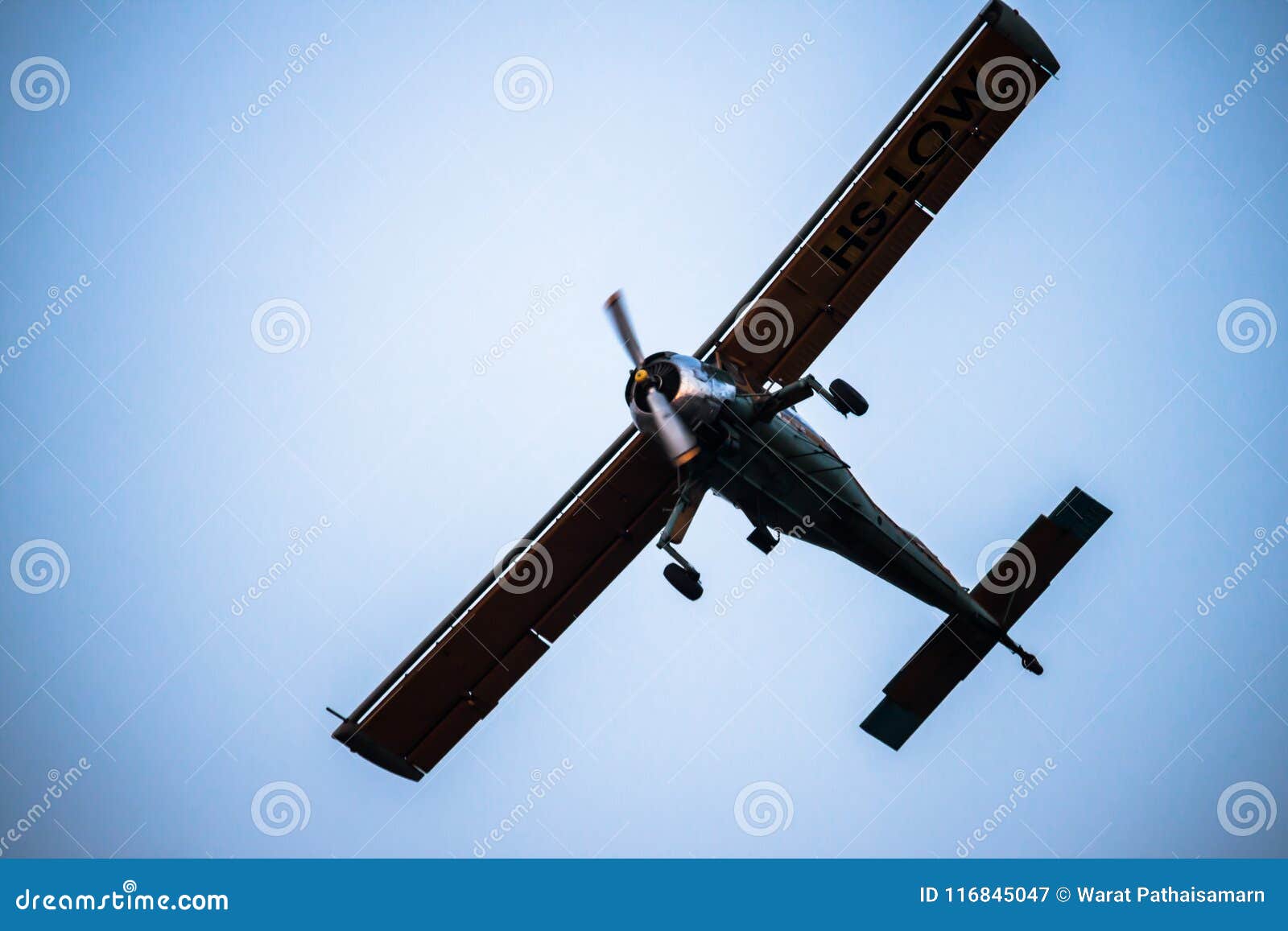 Small plane on sky editorial photography. Image of plane - 116845047