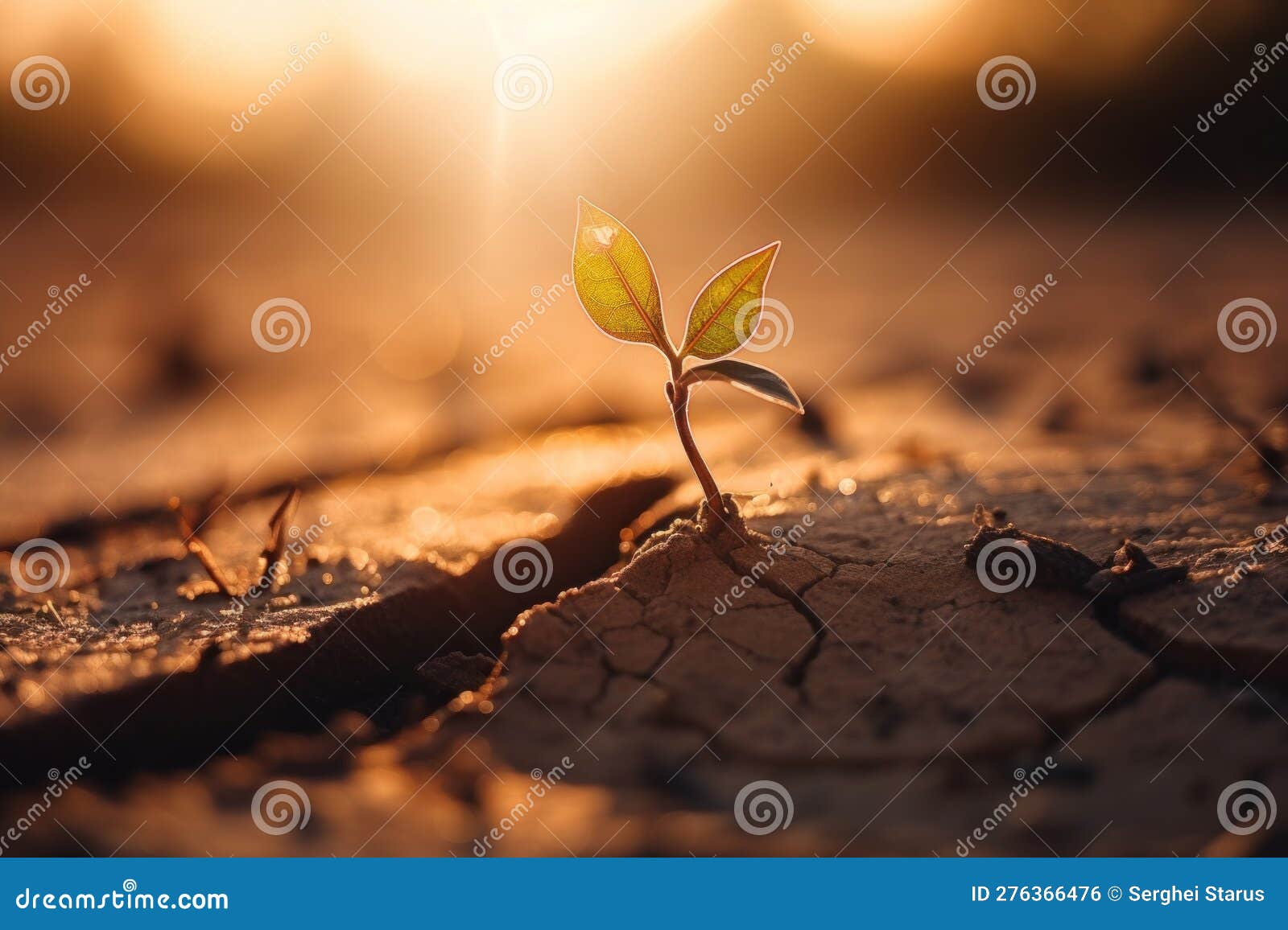 Plant Sprouting And Growing Inside A Light Bulb. AI Generated Royalty ...