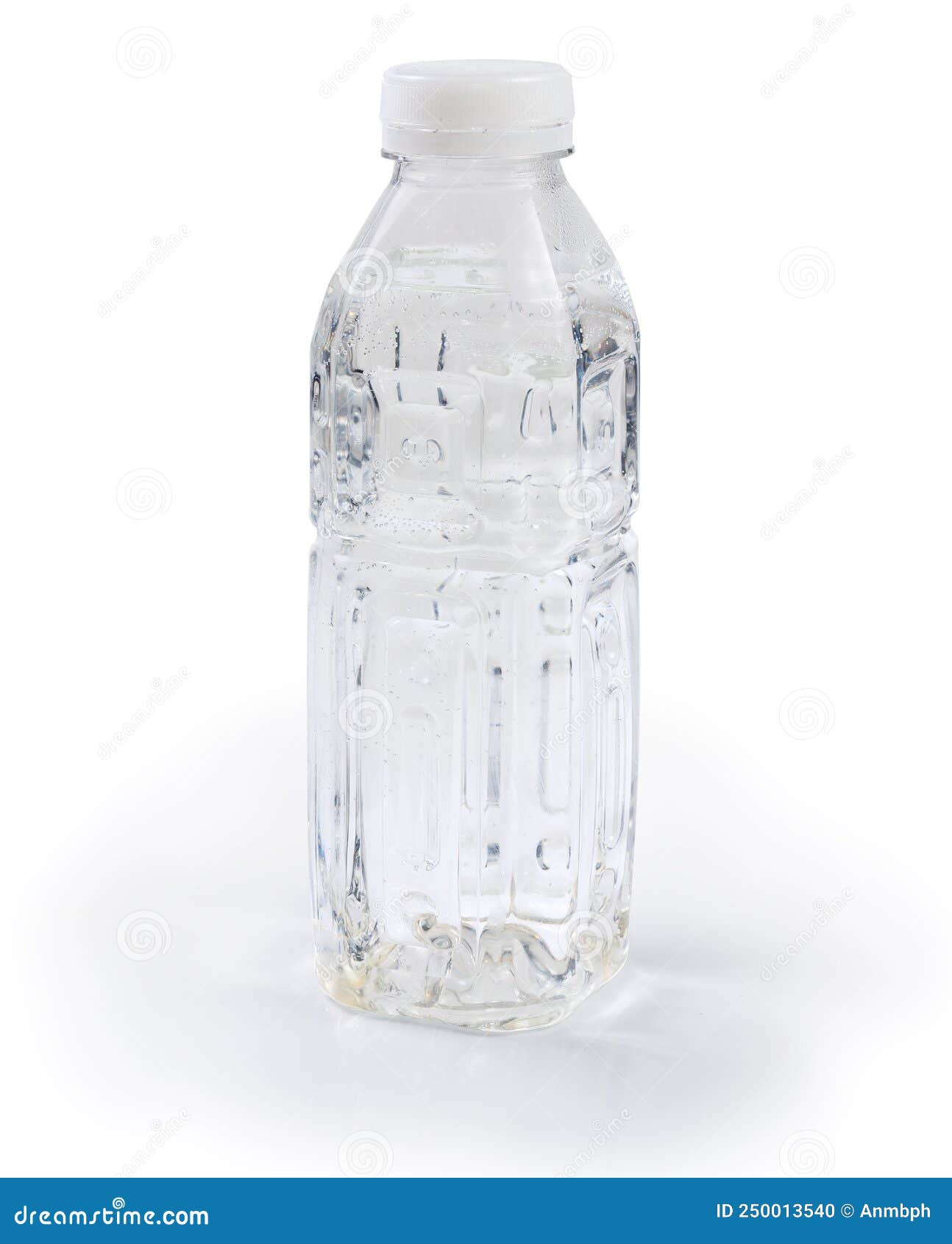 Small Plastic Bottle of Drinking Water on a White Background Stock ...