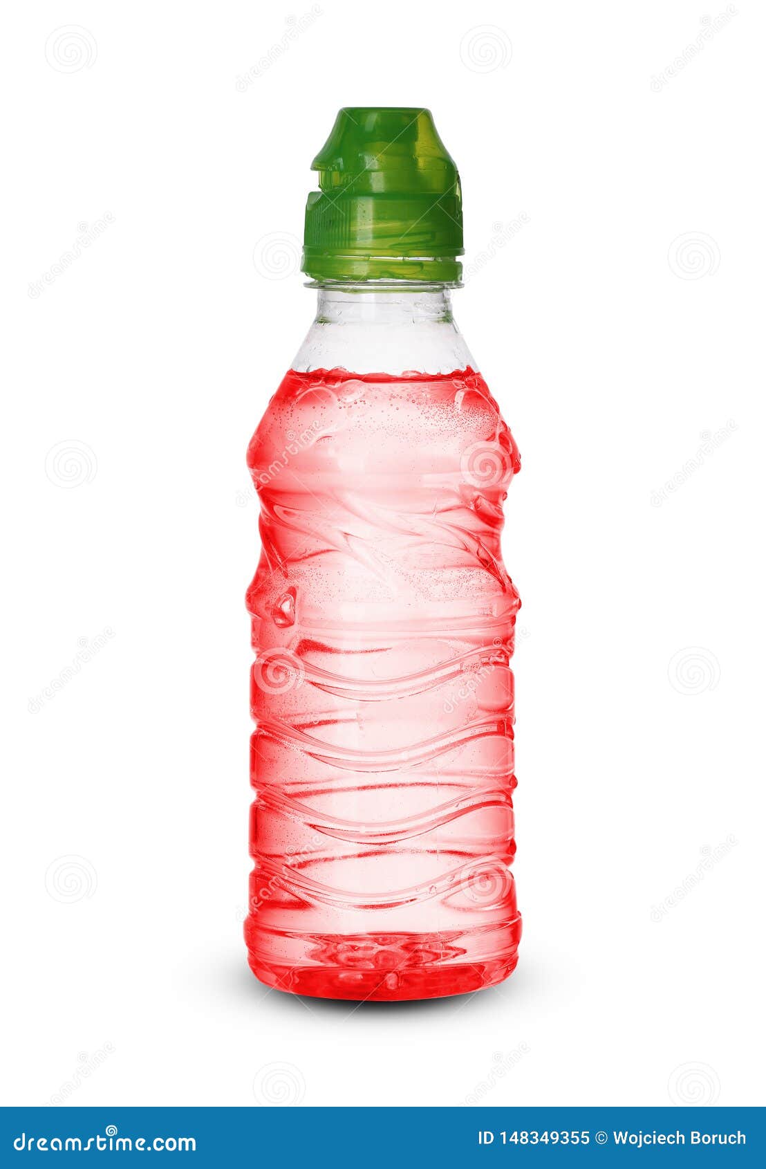 Small Plastic Bottle with Liquid Stock Image - Image of liquid, bottle ...