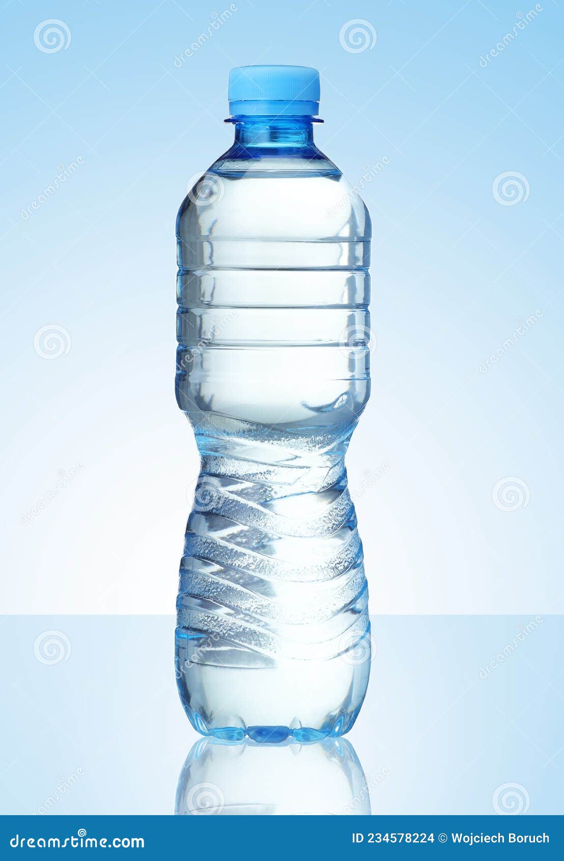 Small Plastic Bottle with Water Stock Photo - Image of water, mineral ...