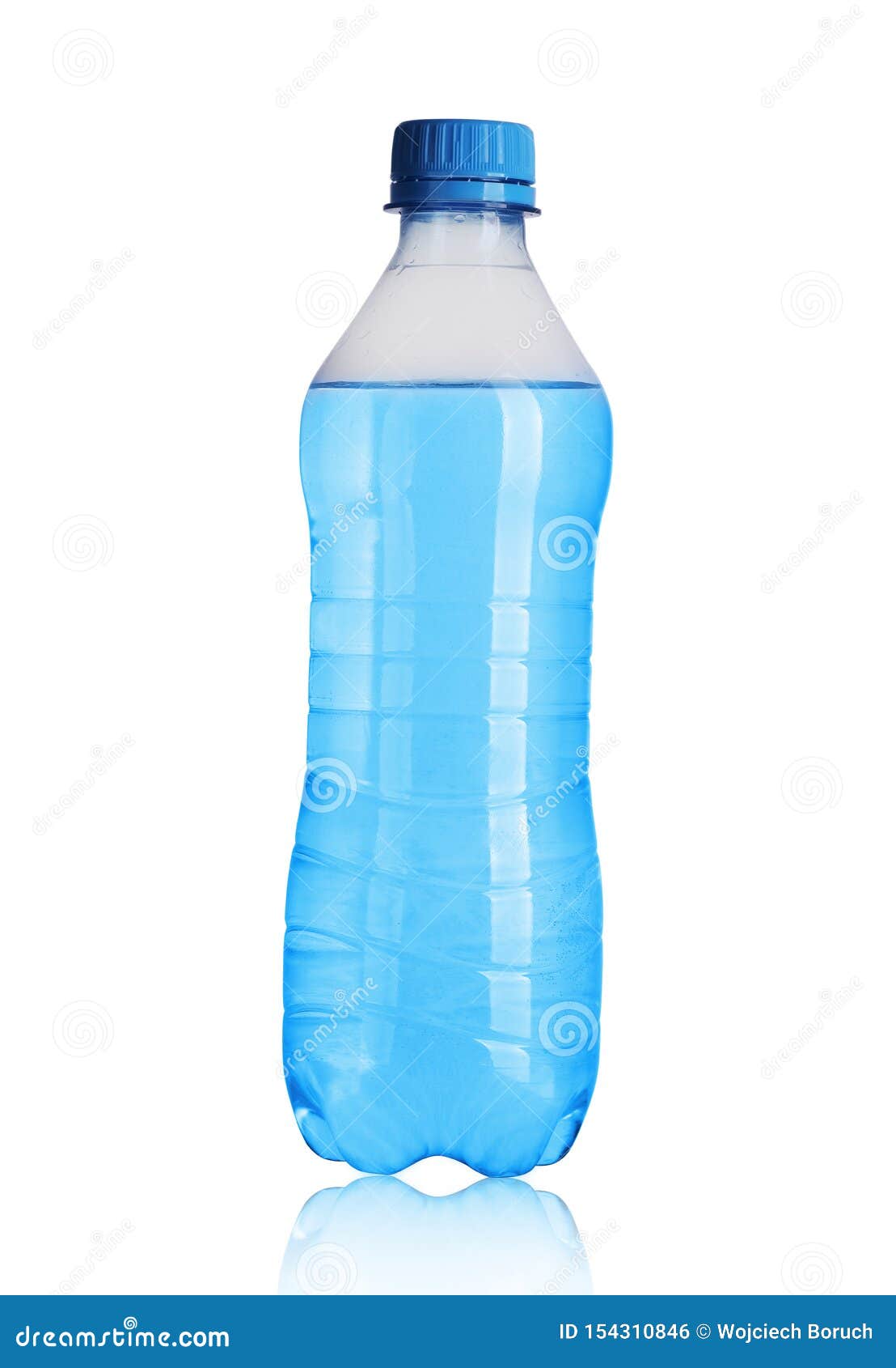 Small Plastic Bottle with Water Stock Photo - Image of medium, shadow ...