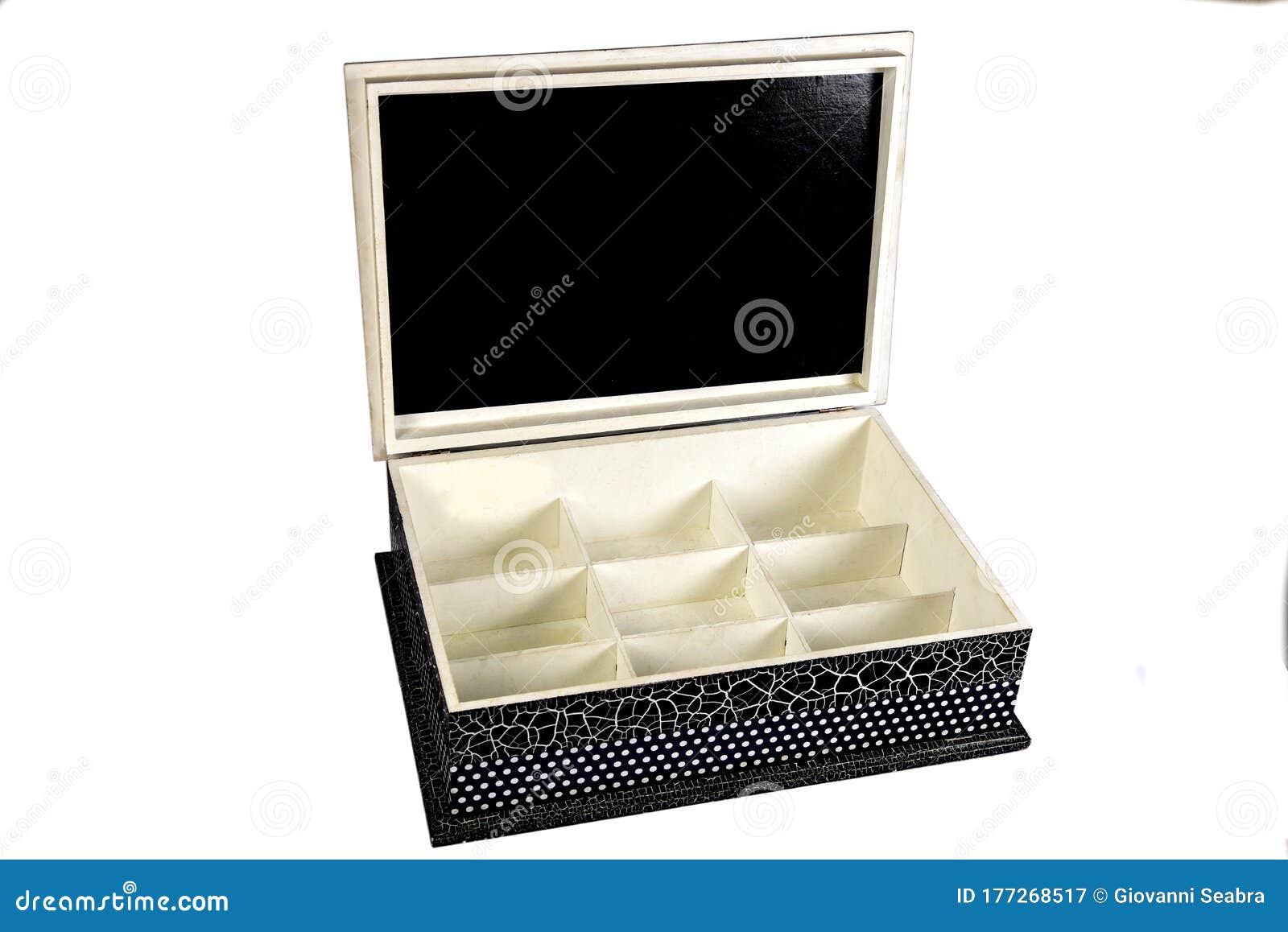 Small Plastic Box For Object Holder With Open Lid Isolated On White ...