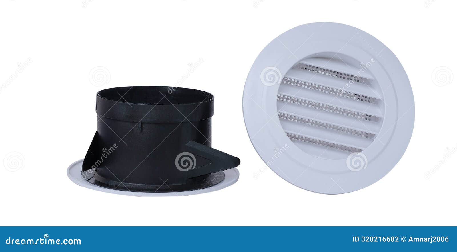 Small Plastic Ceiling Ventilation. Interior Air Vent Stock Photo ...