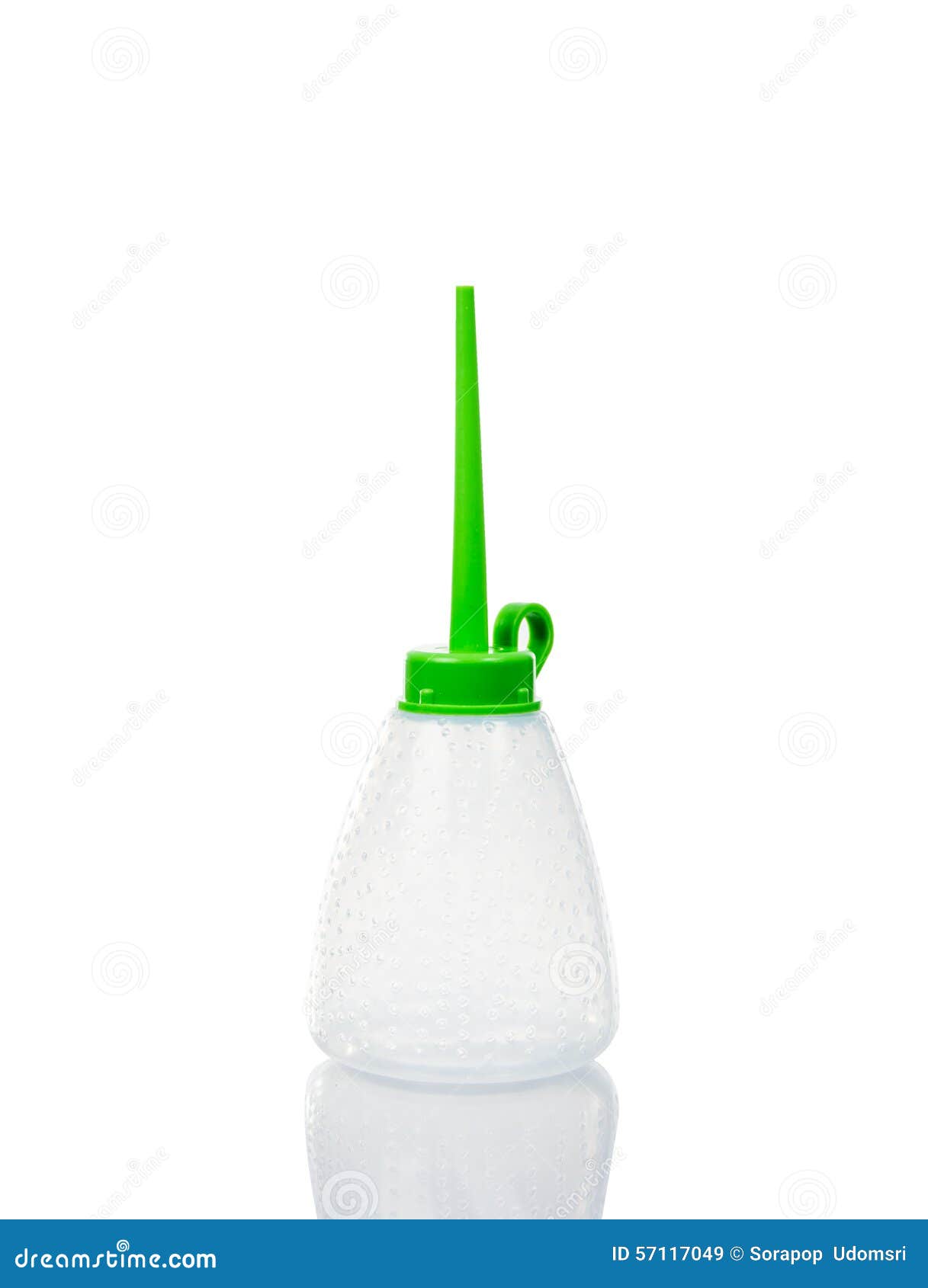 Small Plastic Oiler Can Isolate Stock Image - Image of lubricating ...