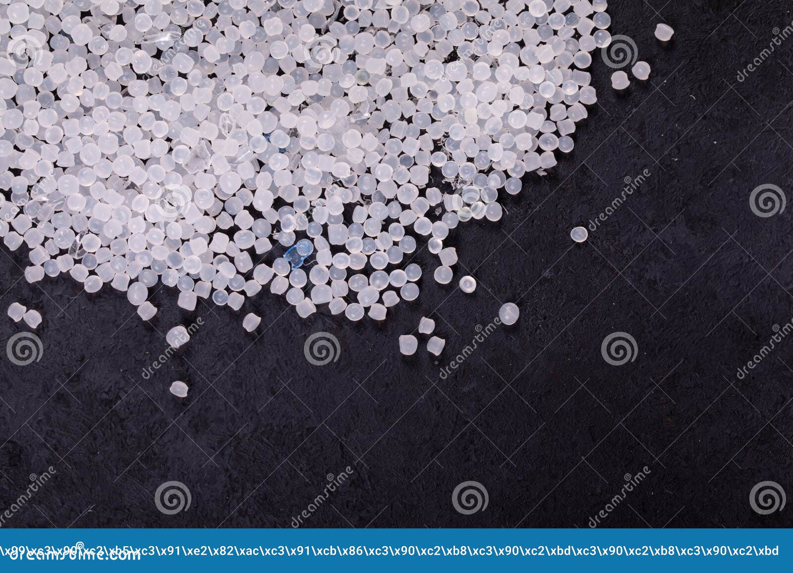 Small Plastic Pellets. Micro Plastic. Air Pollution. Stock Photo ...