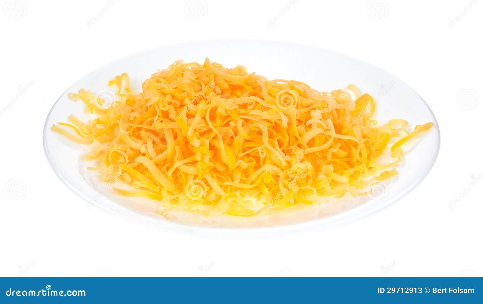 Shredded Sharp Cheddar Cheese Stock Image - Image of plate, food: 29712913