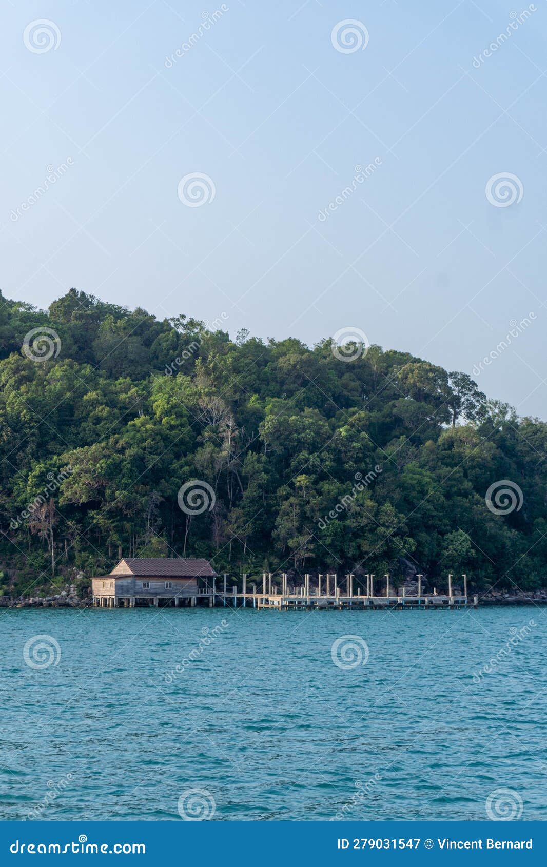 Small Port of an Island without Any Boat Stock Image - Image of ...
