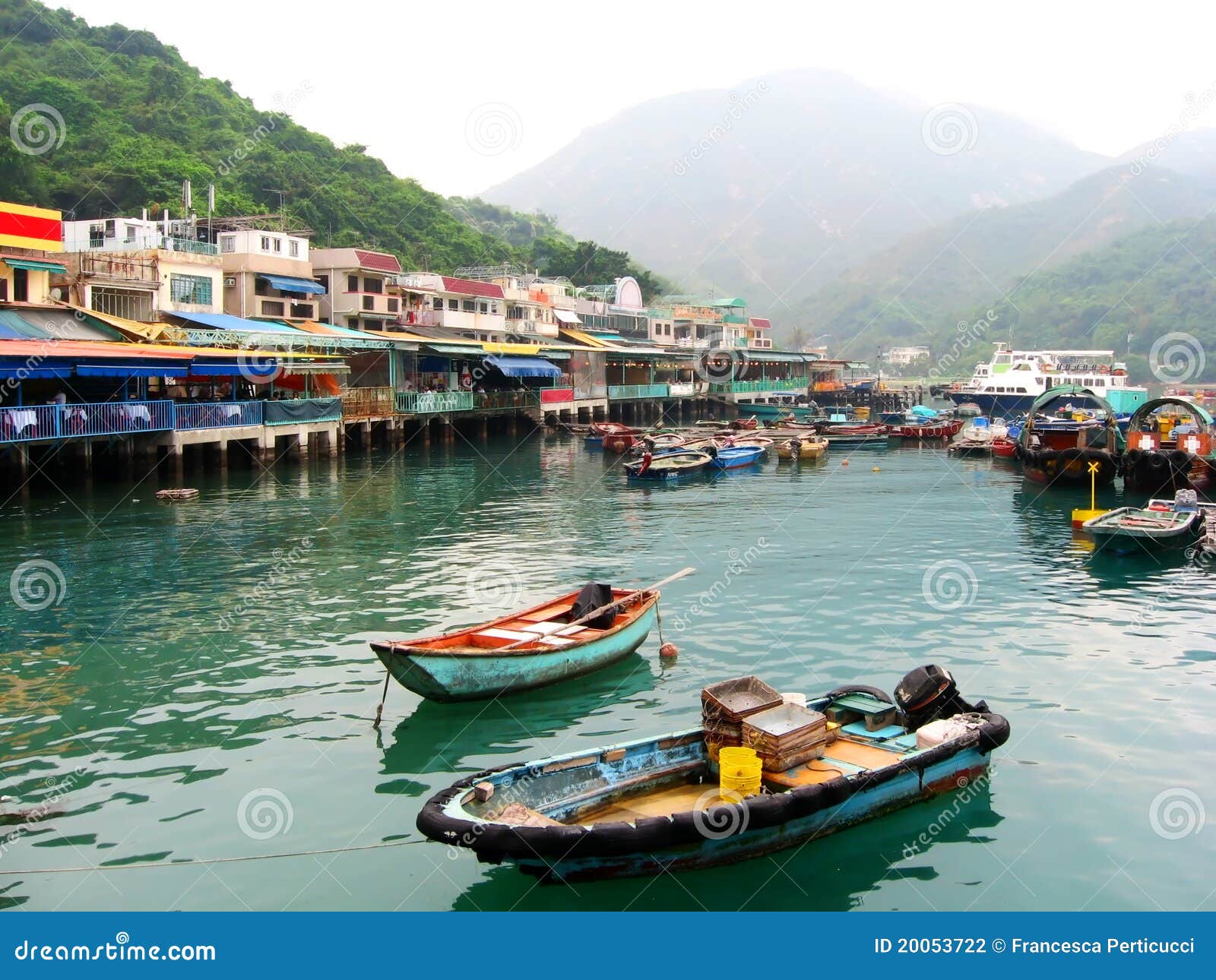 Small Port on an Island in China Stock Photo - Image of port, small ...