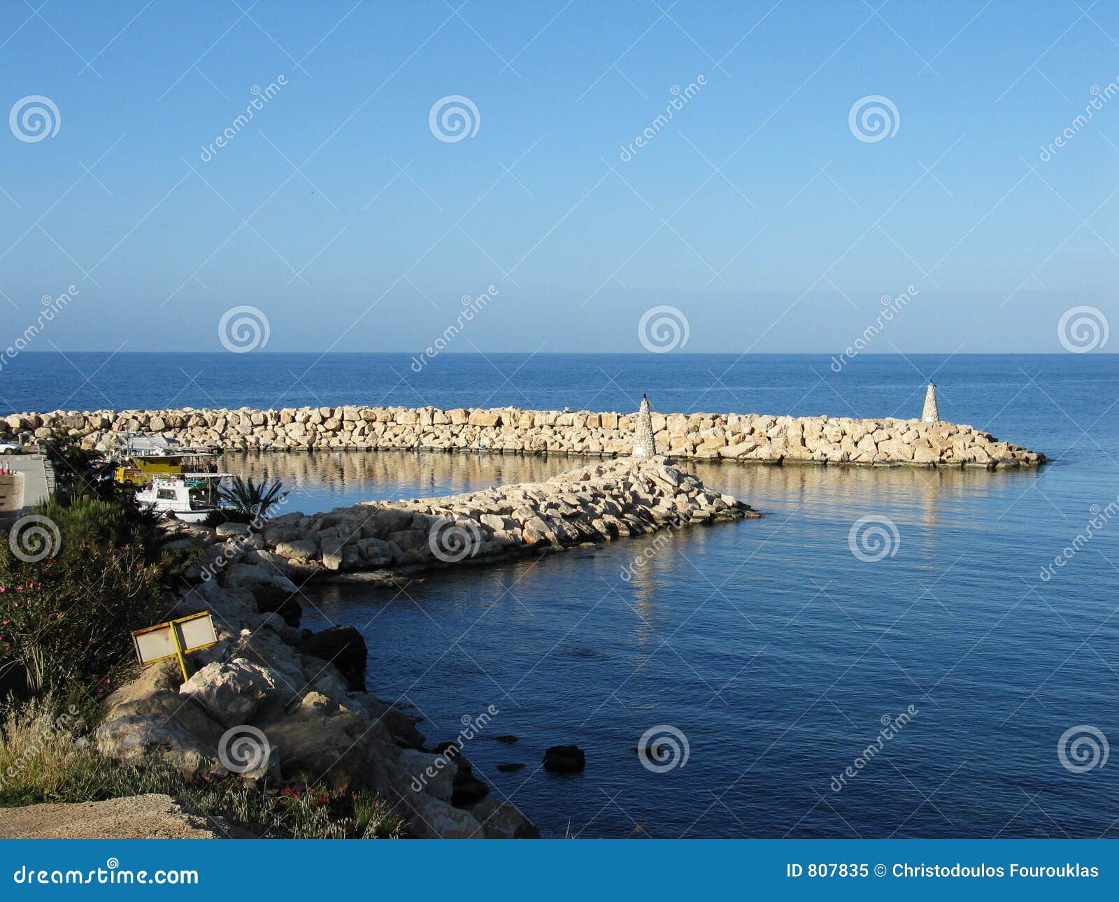 Small Port, Neverending Sea Stock Image - Image of nature, details: 807835