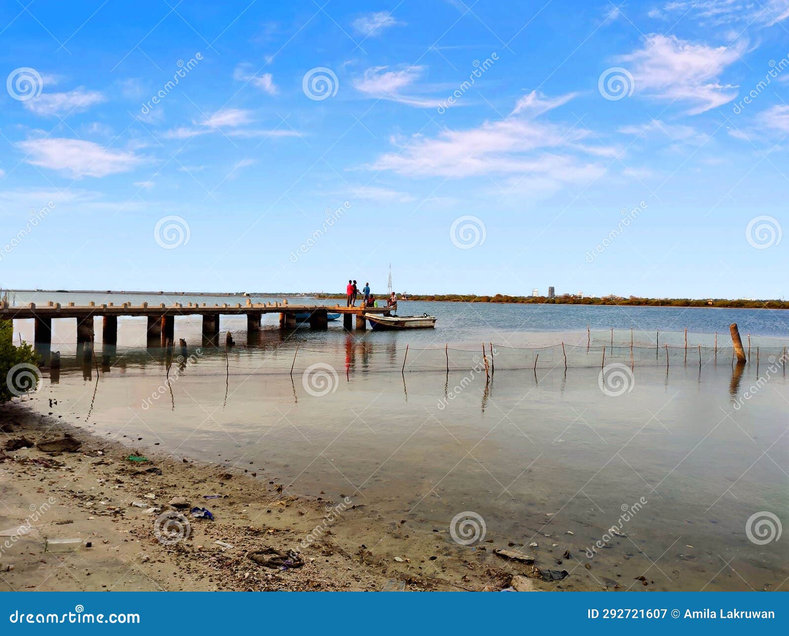 Small Port with Shrimp Boxes in Jaffna Srilanka Stock Image - Image of ...