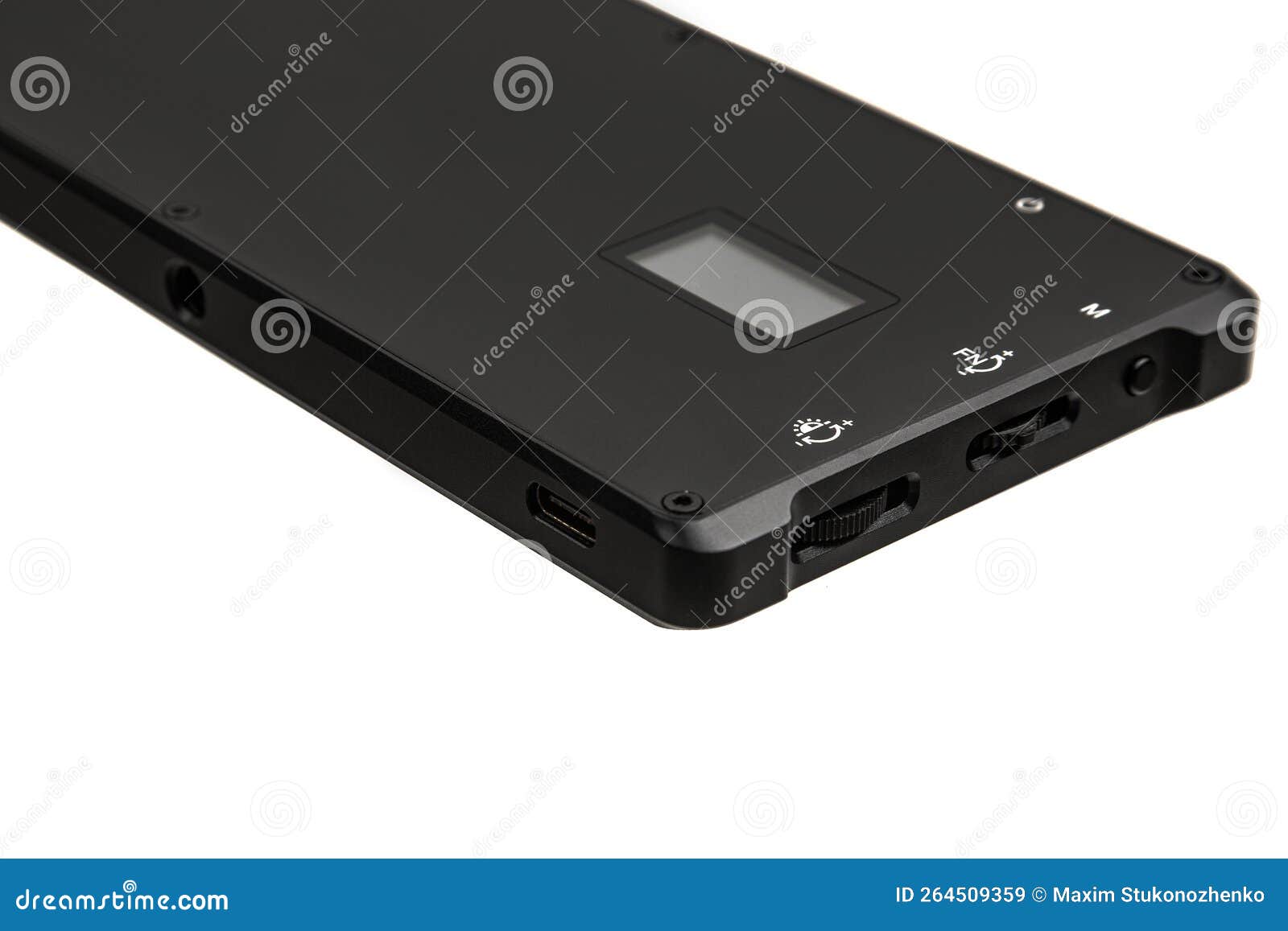 A Small Portable LED Panel on the Battery. Lighting Device for Photo ...