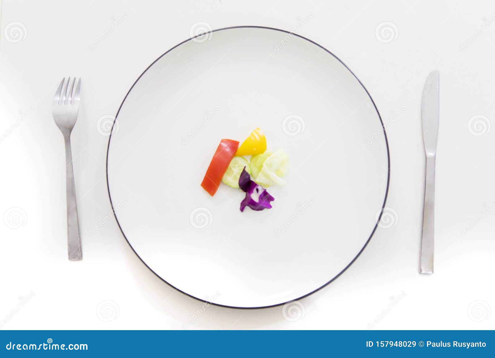 Small Portion Rice With Spicy Sauteed Anchovy Stock Image ...