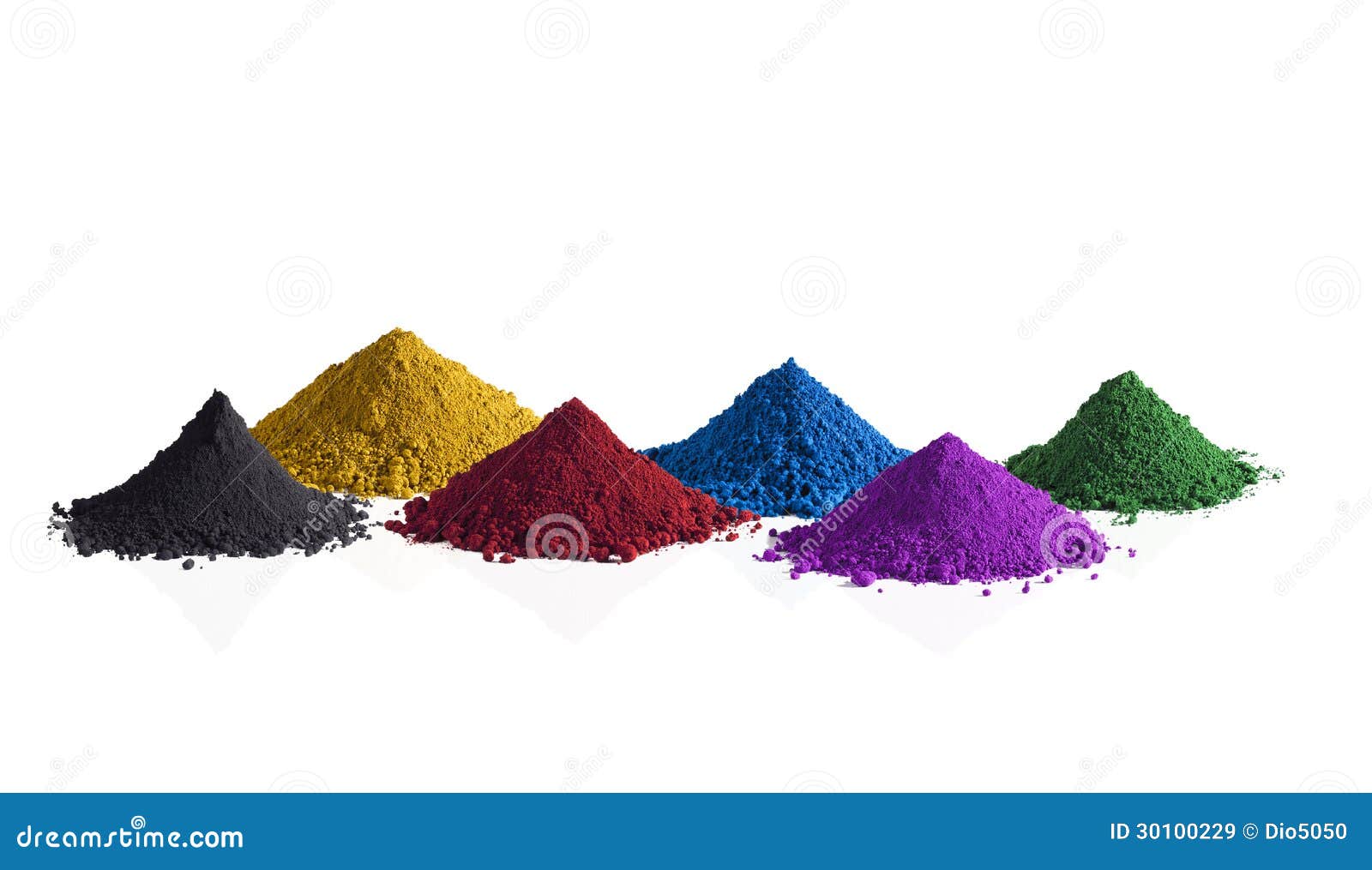 Colourful Pigments stock image. Image of black, bright - 30100229