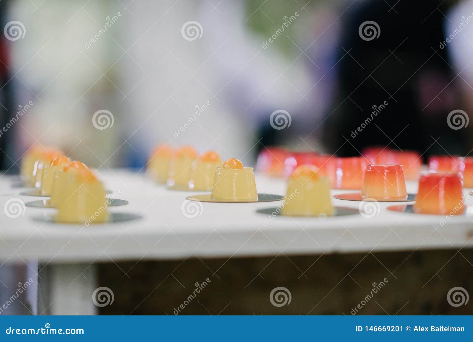 Small Portions of Jelly on the Table Stock Image - Image of mini, fruit ...