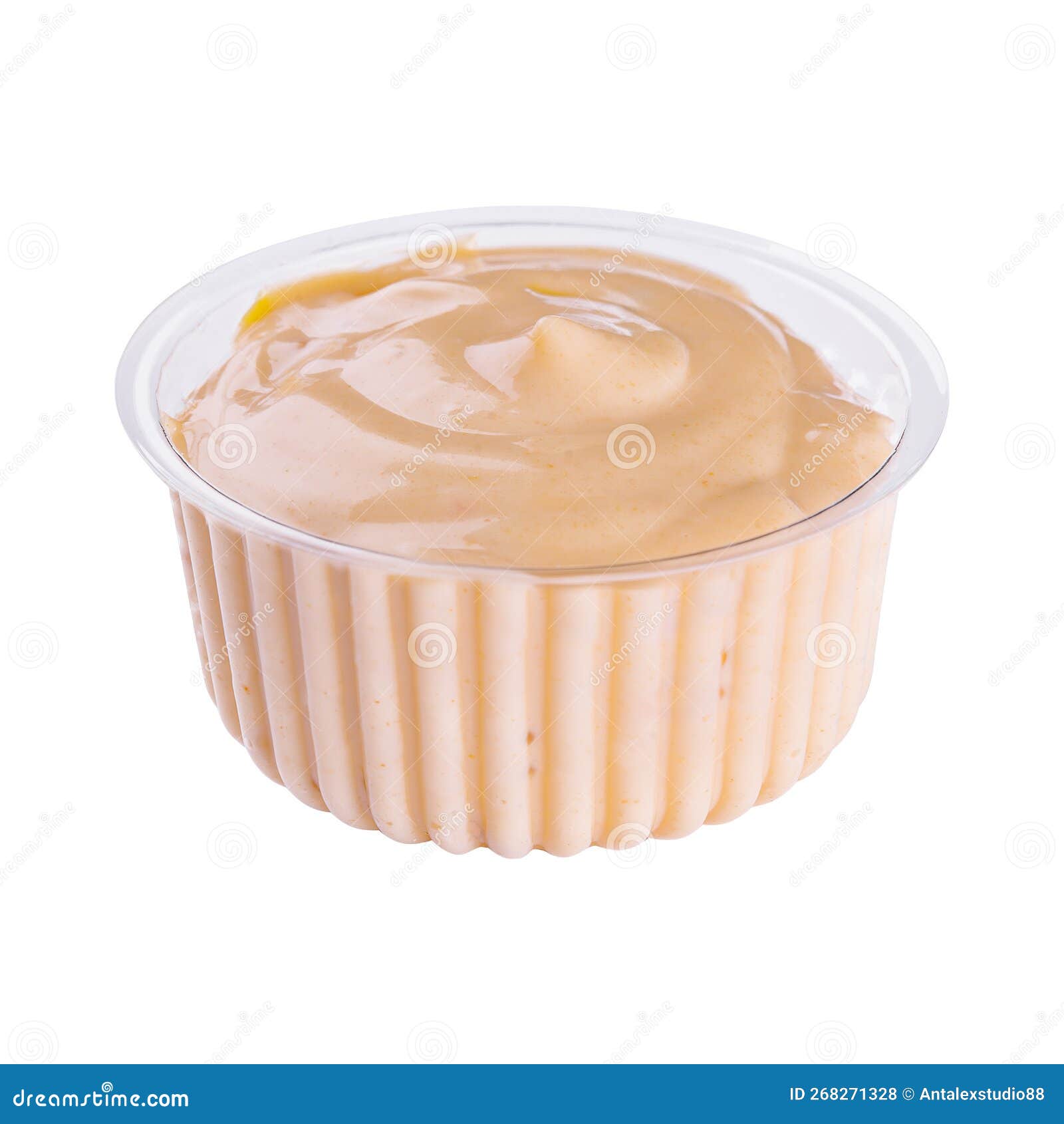 Small Pot of Garlic Mayonnaise Isolated Stock Photo - Image of bowl ...