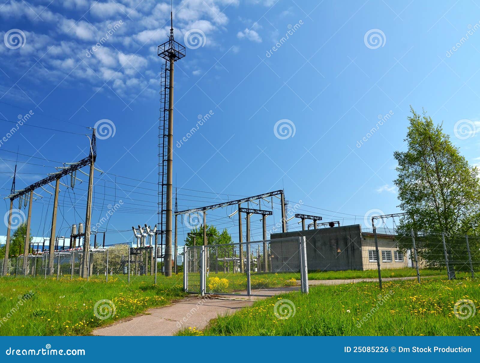 Small power plant stock photo. Image of station, metal - 25085226