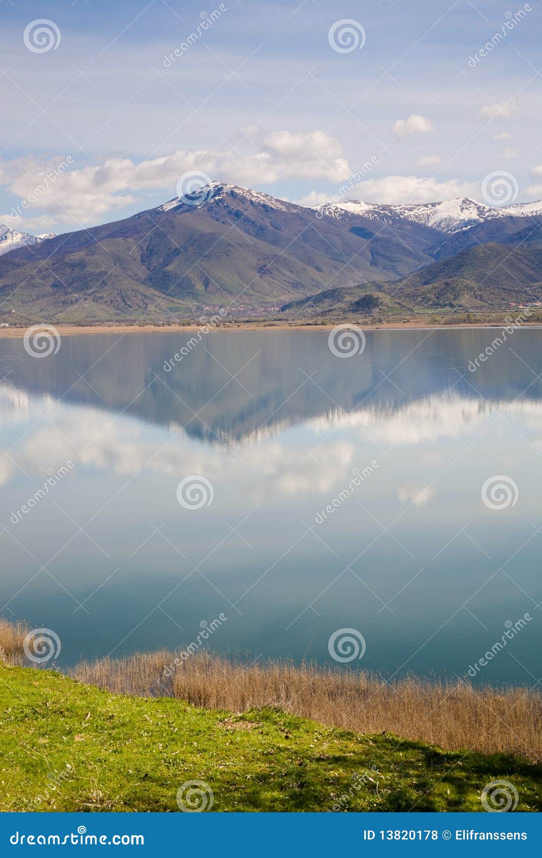 Small Prespa Lake, Greece stock photo. Image of macedonian - 13820178