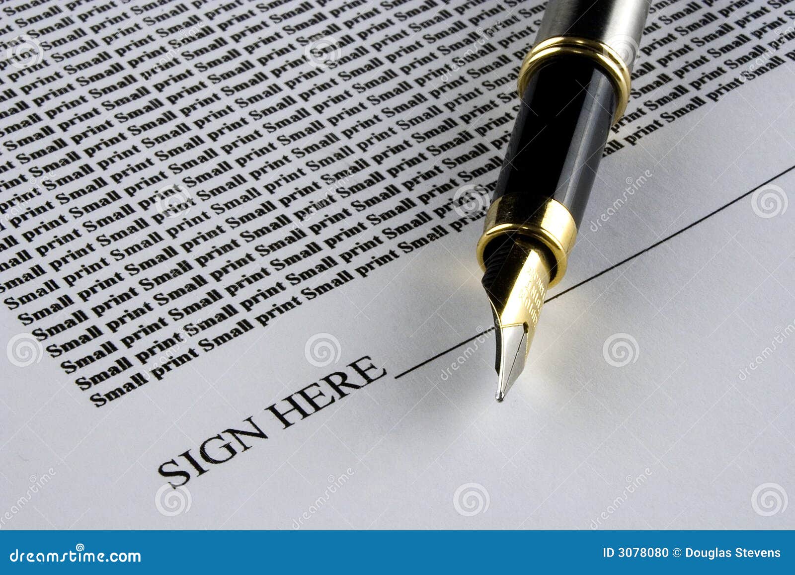 Small print stock photo. Image of autographing, finance - 3078080
